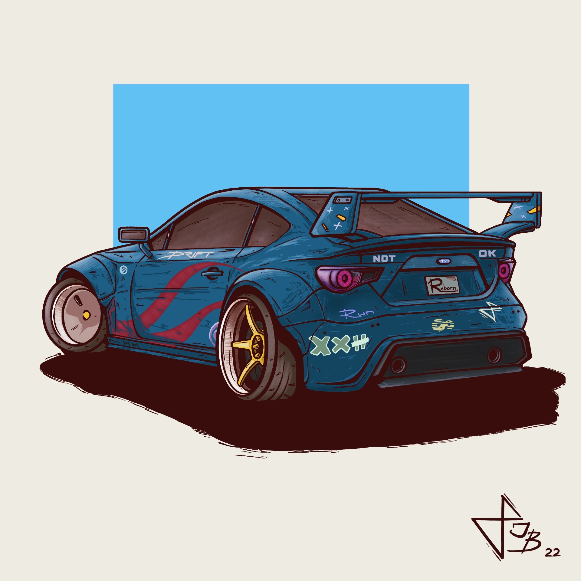 ArtStation - Subaru BRZ