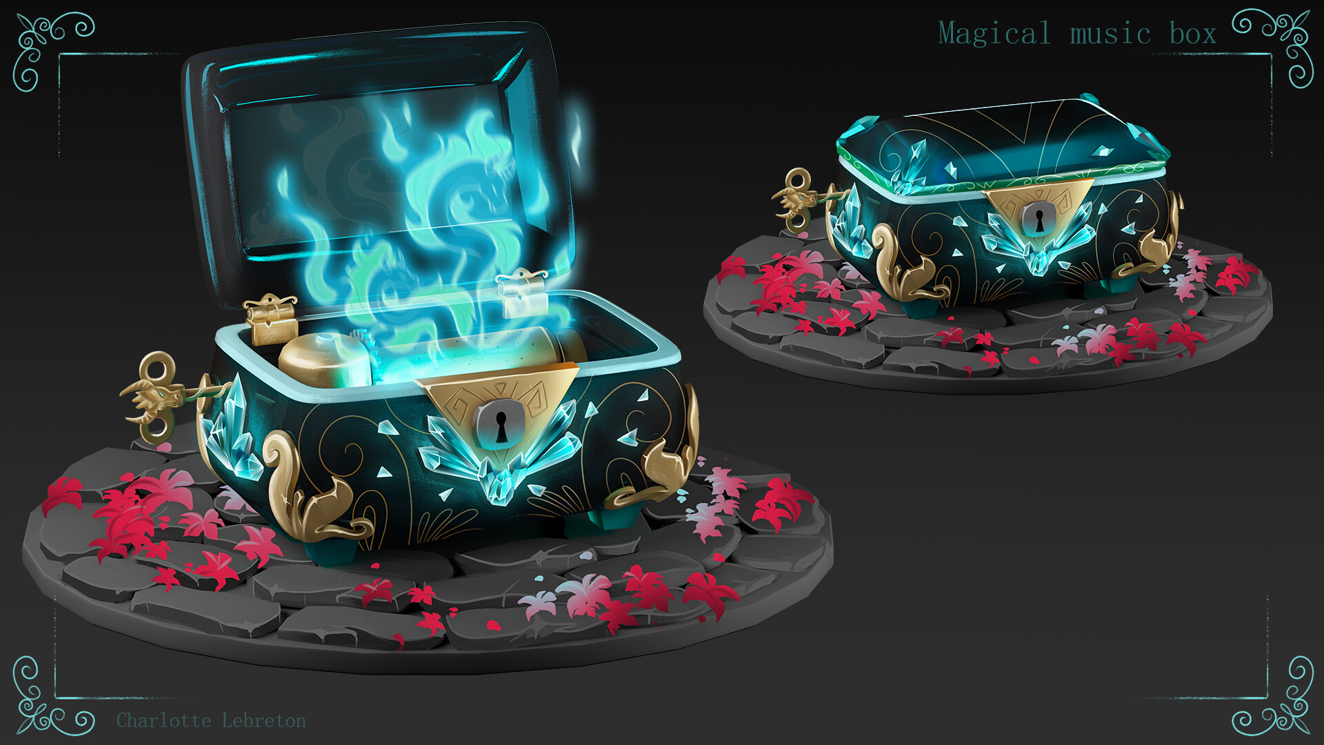 ArtStation - Dragon's rise Artstation Challenge / music box