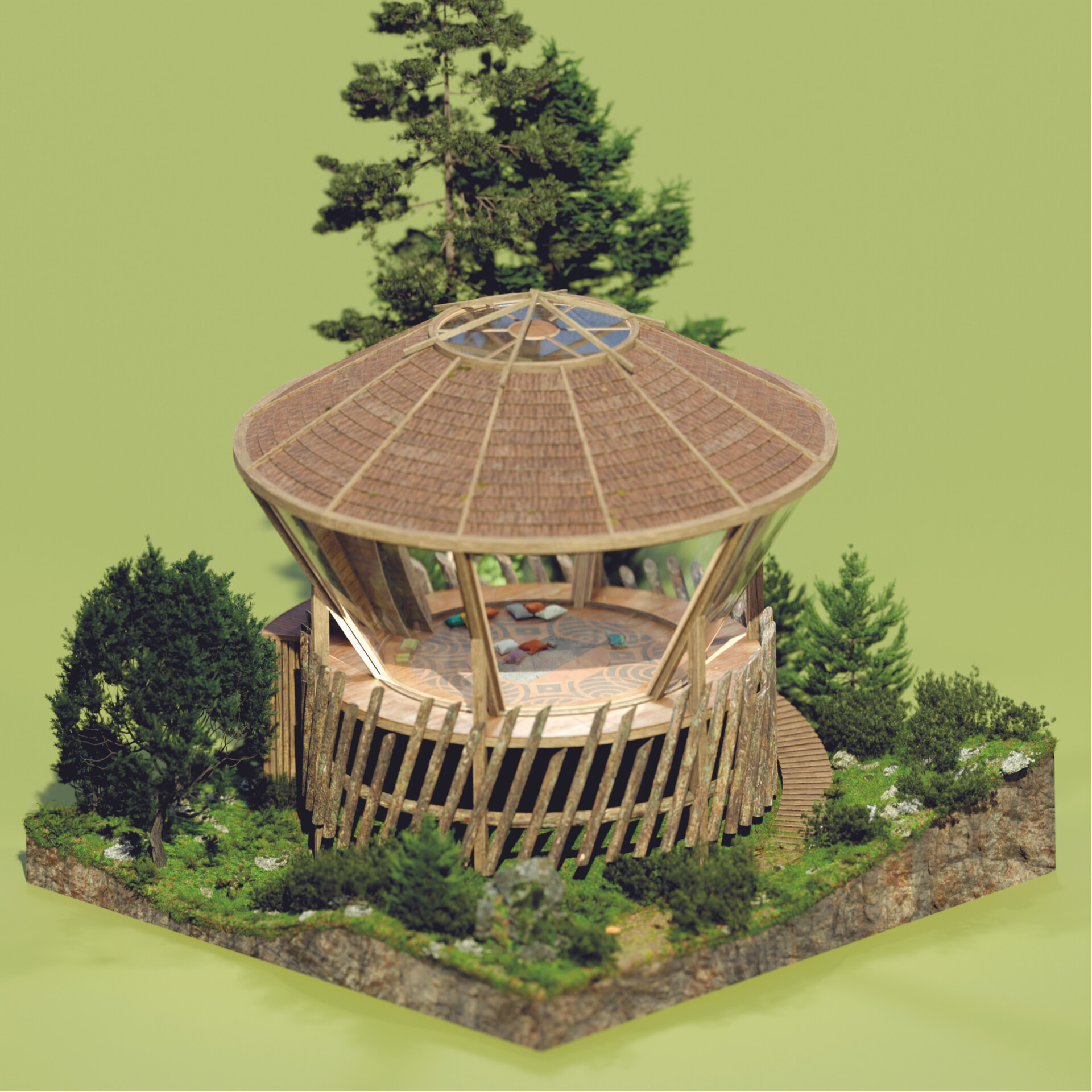 ArtStation - The Quiet Room - Iso 3D Art