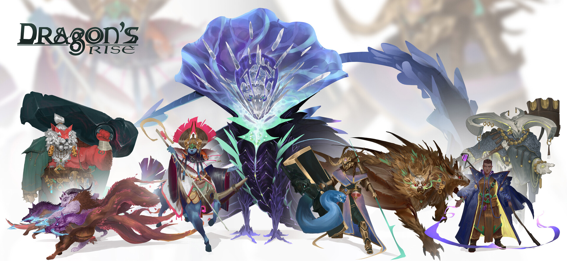 Patrick Gibbs - Dragon's Rise: The Forgotten Realms - Character Design