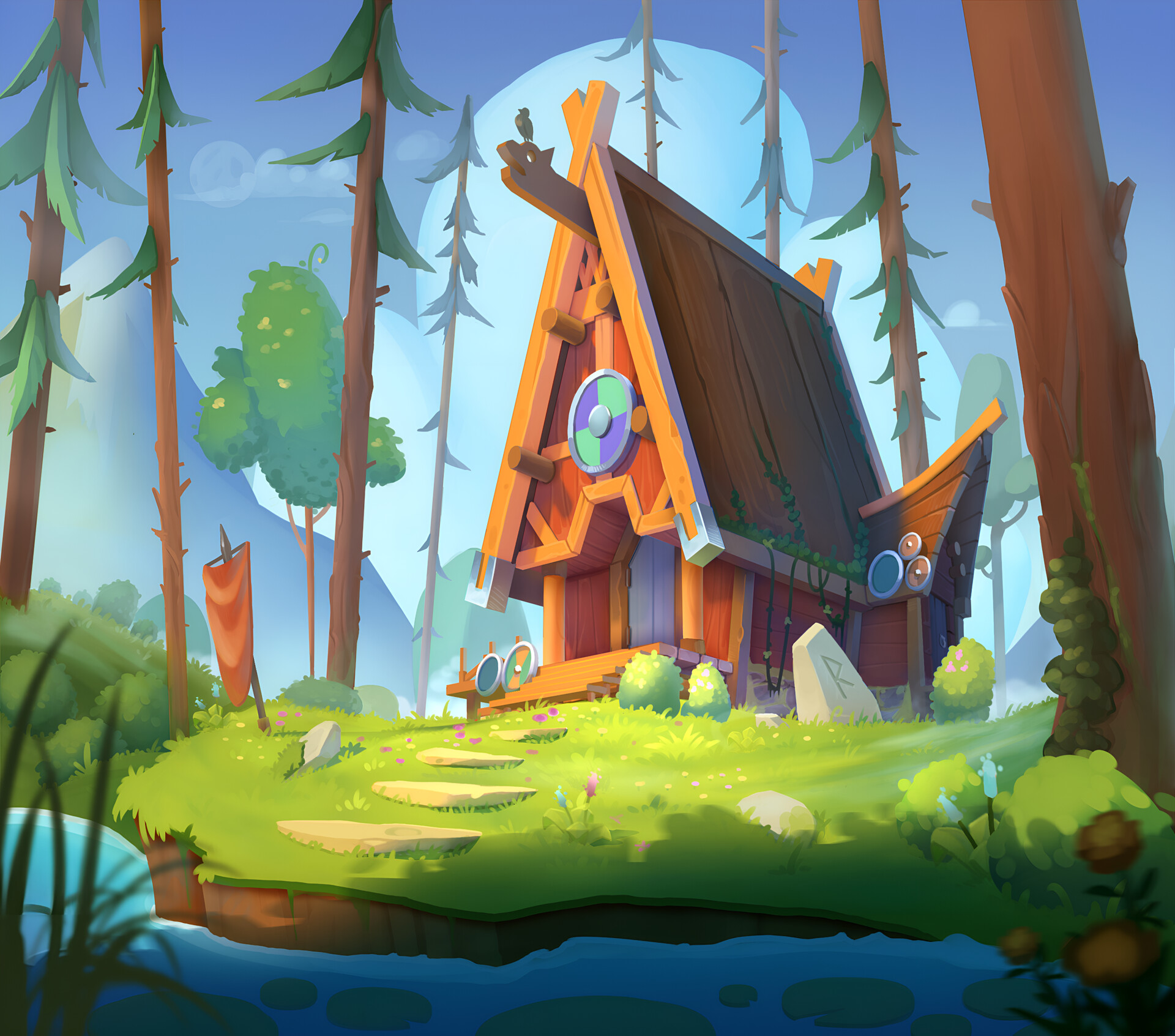 ArtStation - Fantasy stylized environment