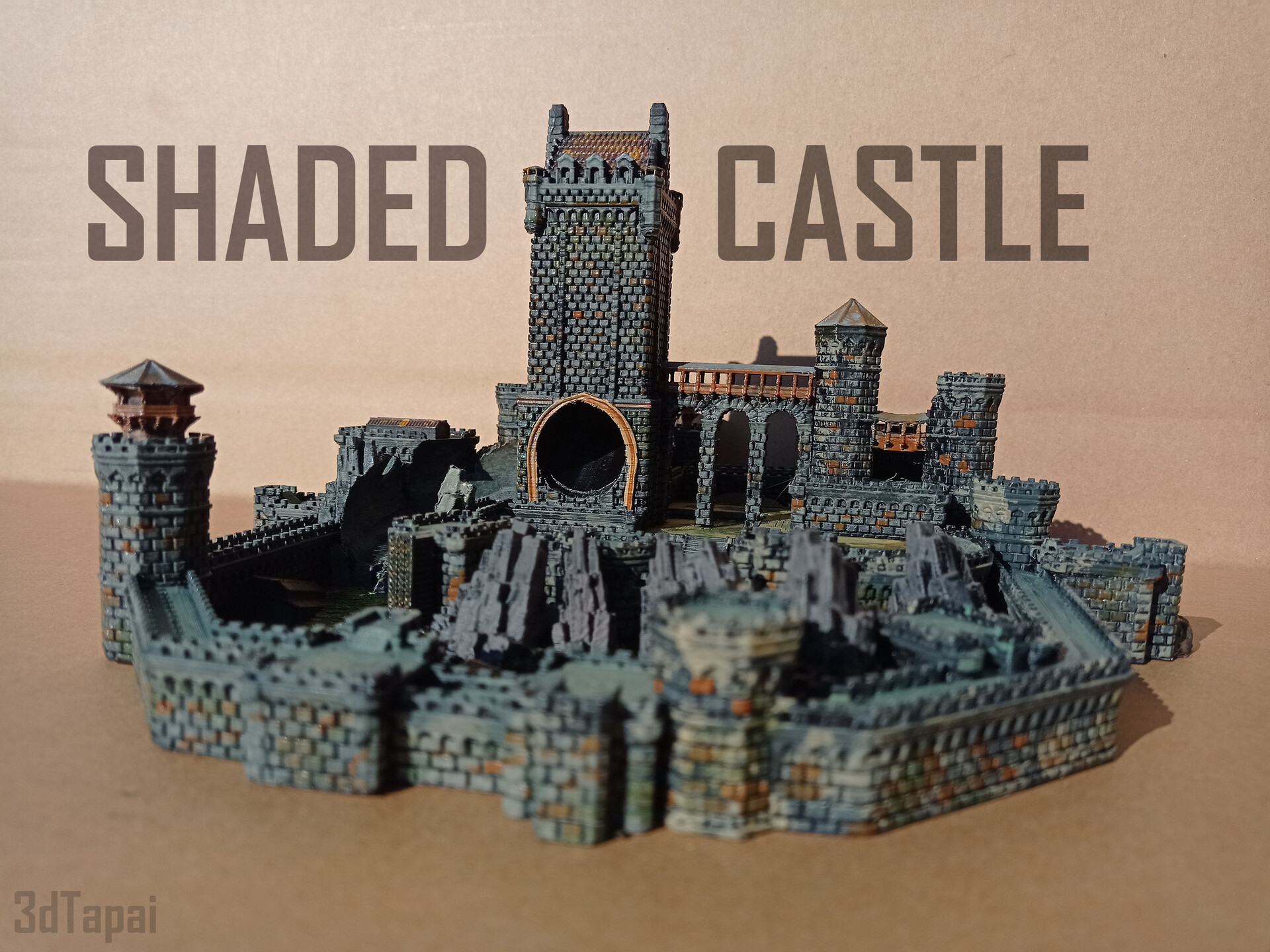 Pitta - Shaded castle as dicetower from Elden ring