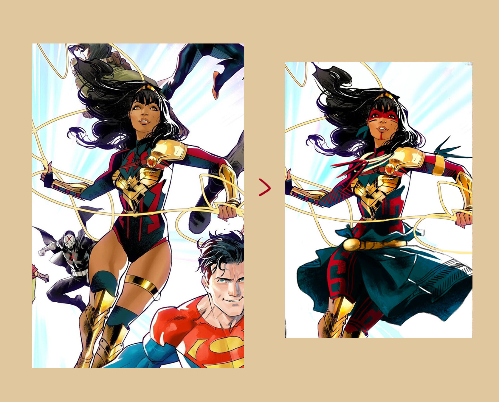 Éric Cäsar - YARA FLOR - WONDER WOMAN [Fan art]