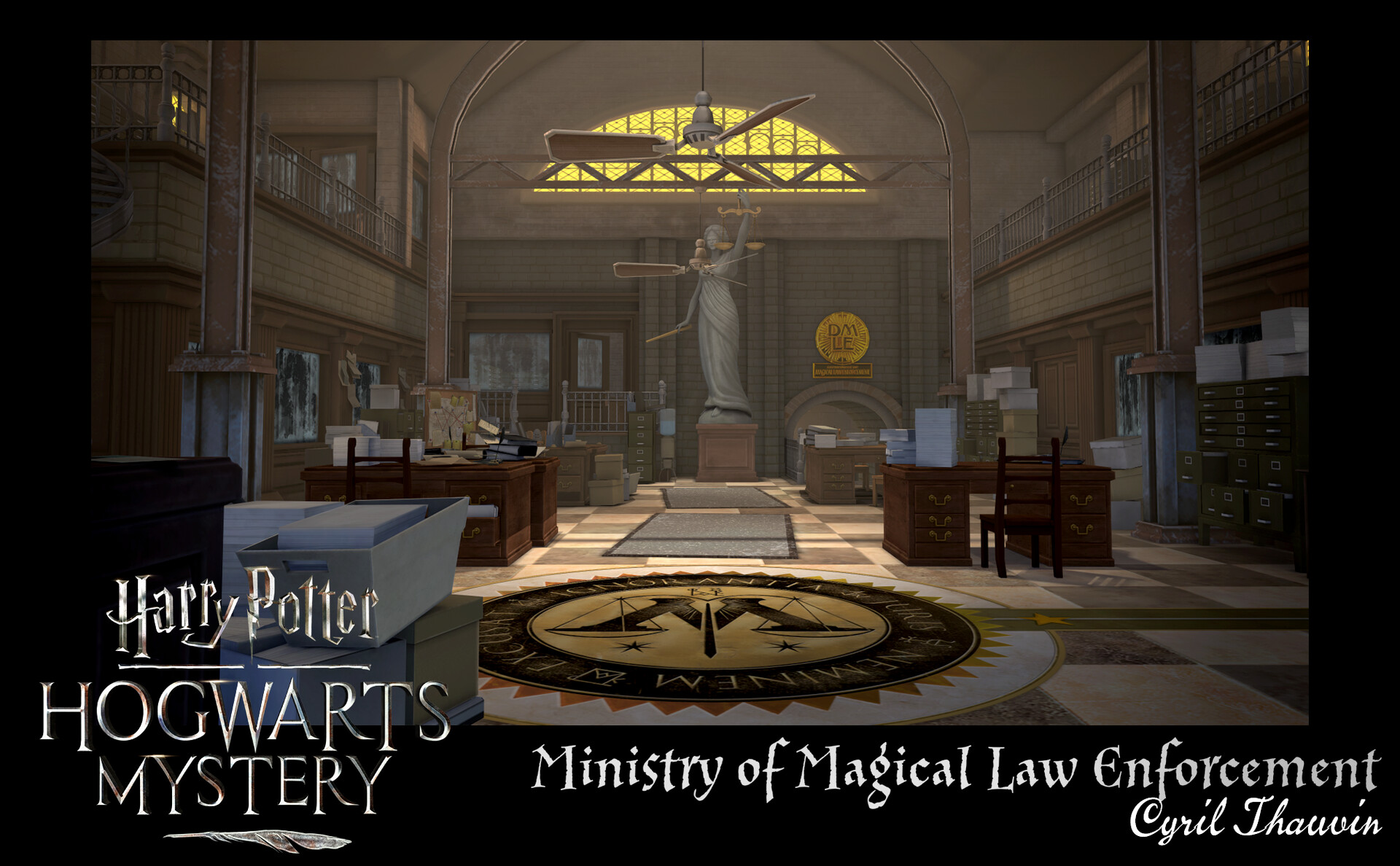 Cyril Thauvin - Harry Potter Hogwarts Mystery - Environments