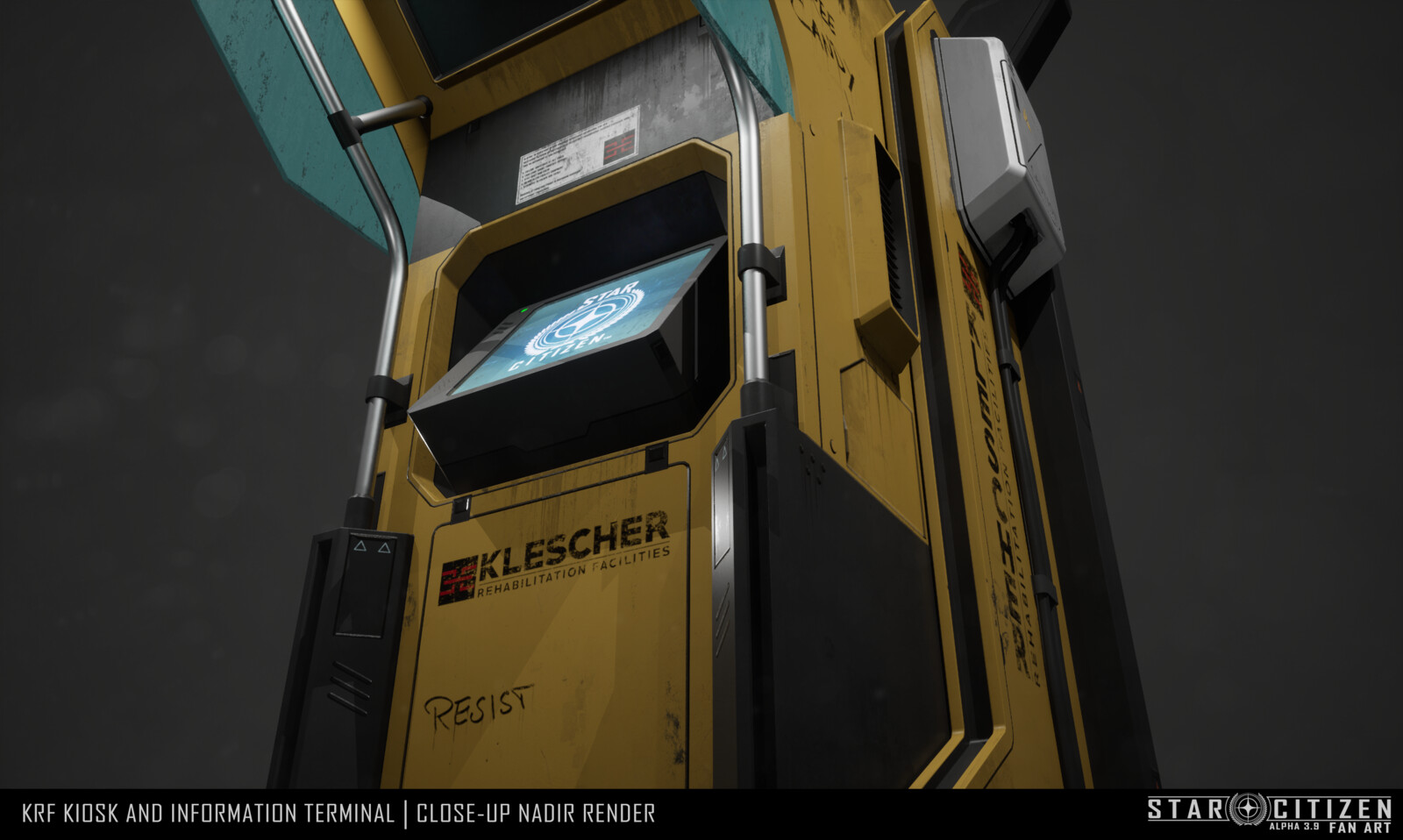 Borja Bajjo Martínez - KRF Kiosk and Info Terminal - Star Citizen Fan Art