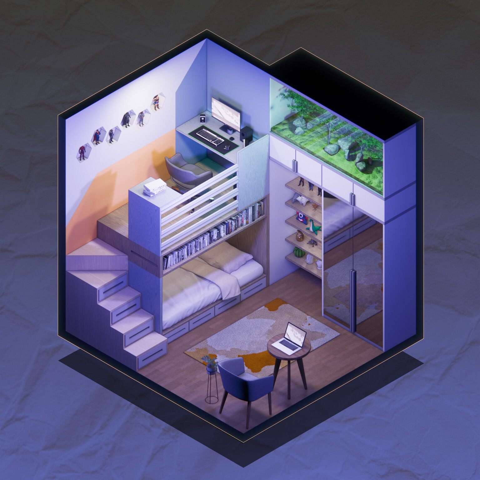 ArtStation - Bedroom Design