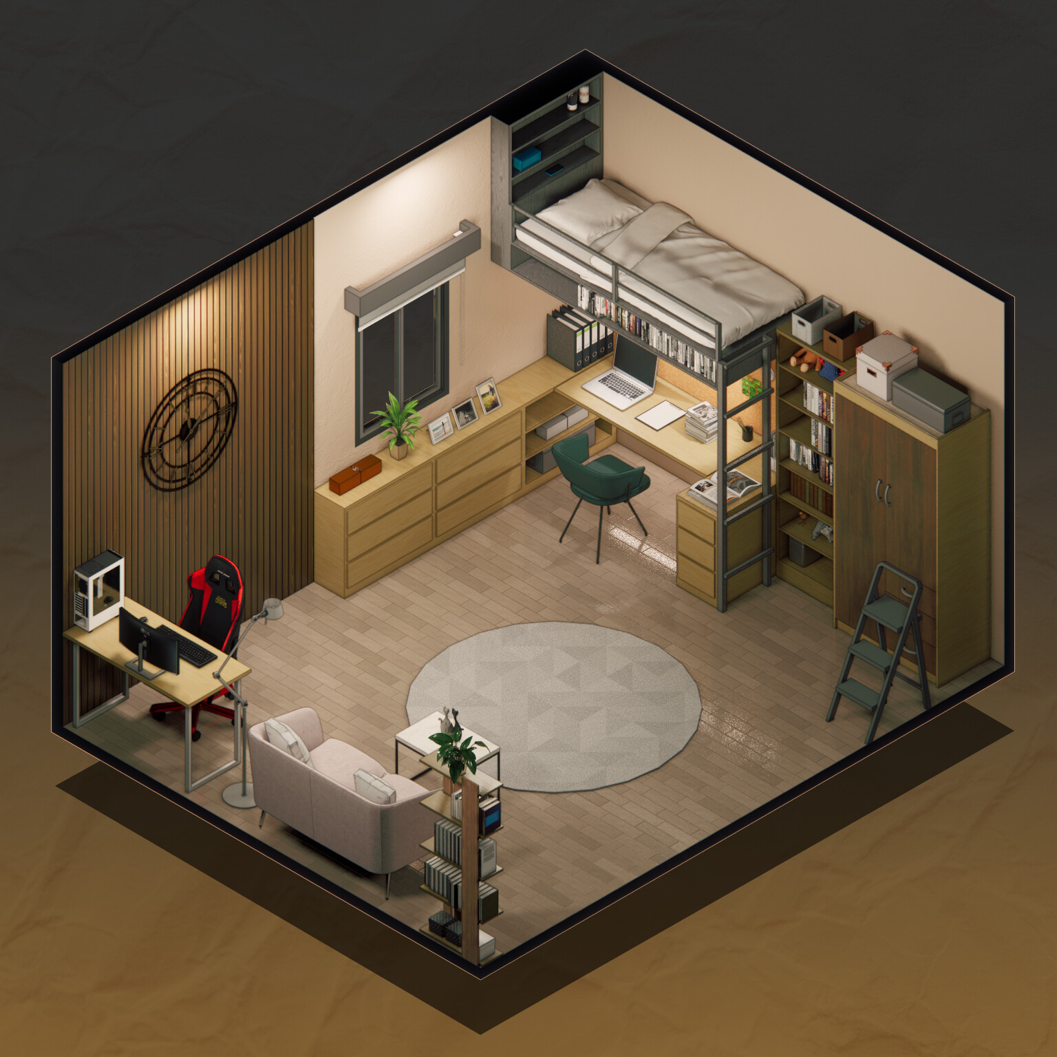 ArtStation - Bedroom Design II