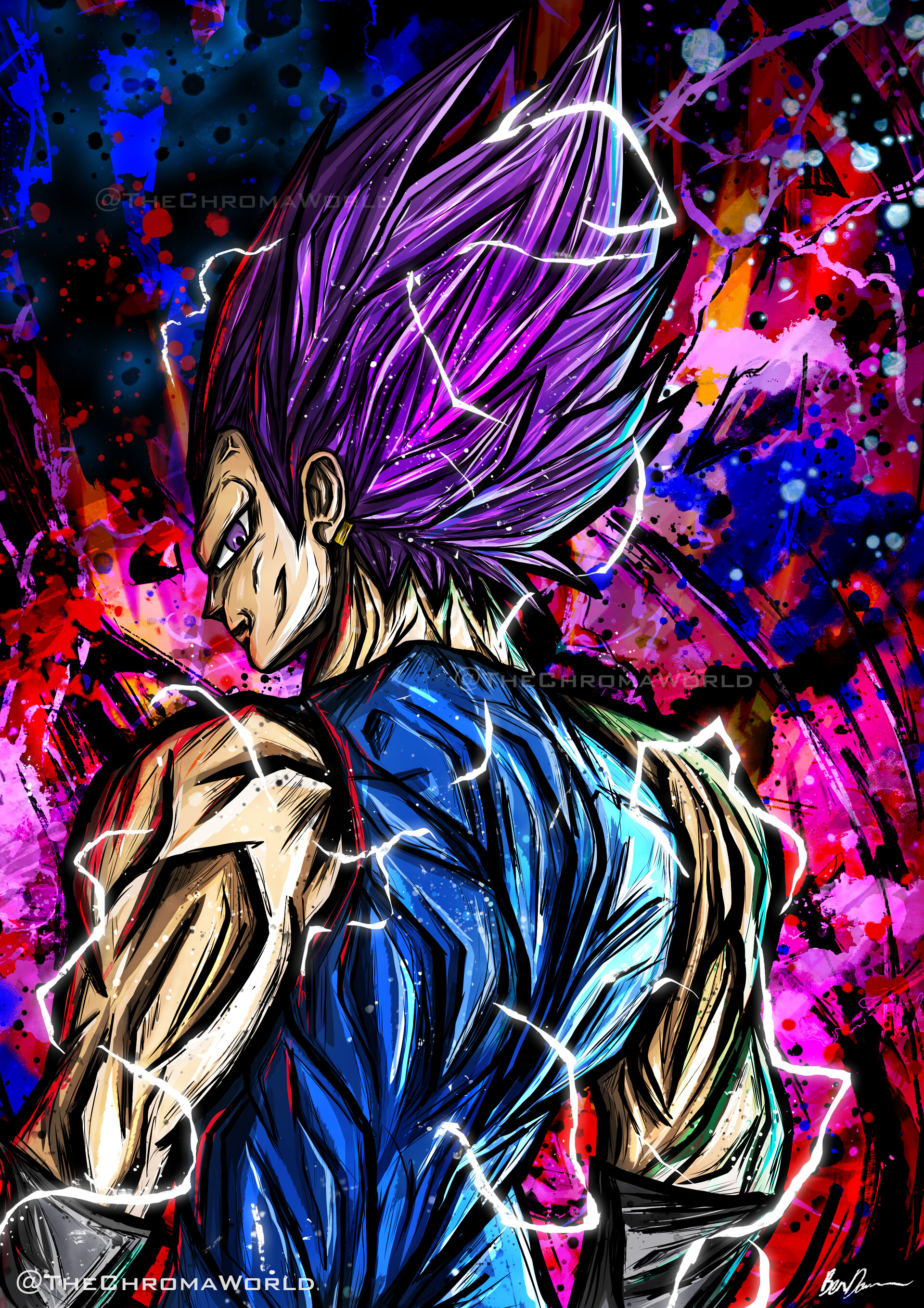 ArtStation - Vegeta Ultra Ego