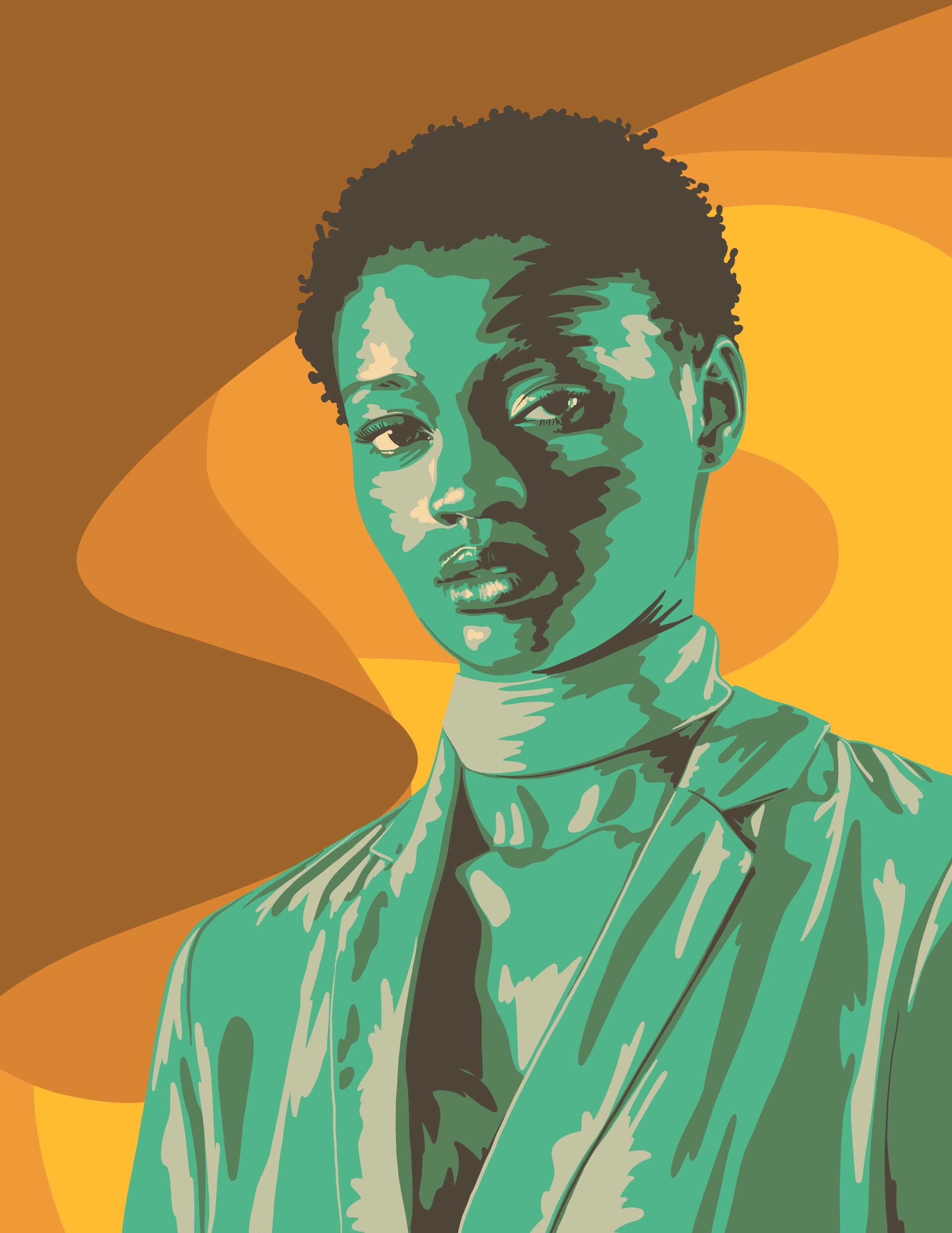 ArtStation - Generated Color Palette Portrait #1