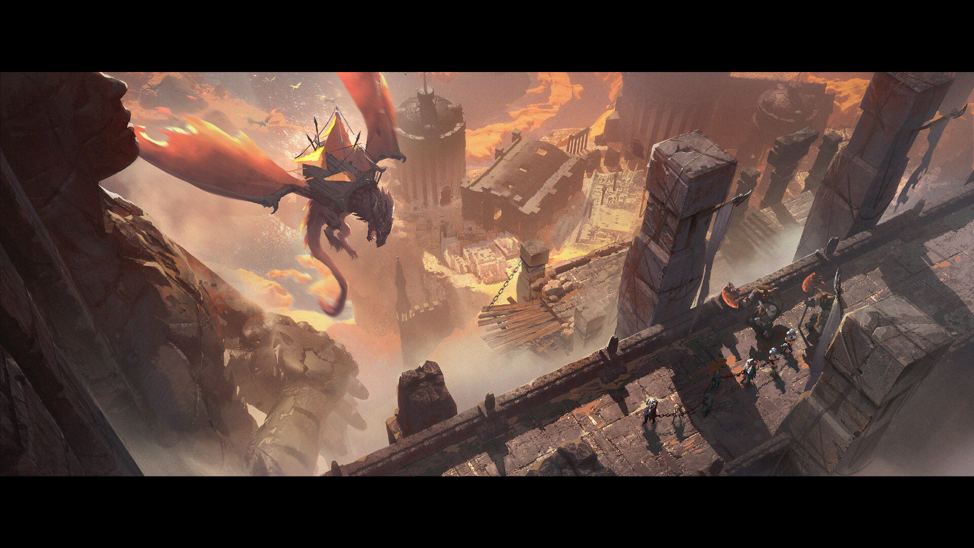 ArtStation - Dragon Rise Challenge Scene01