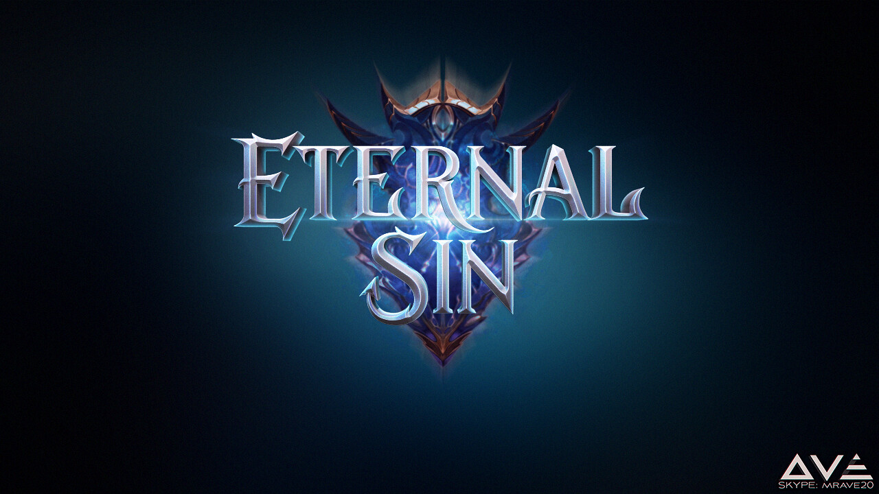 ArtStation - Game logo - Eternal sin