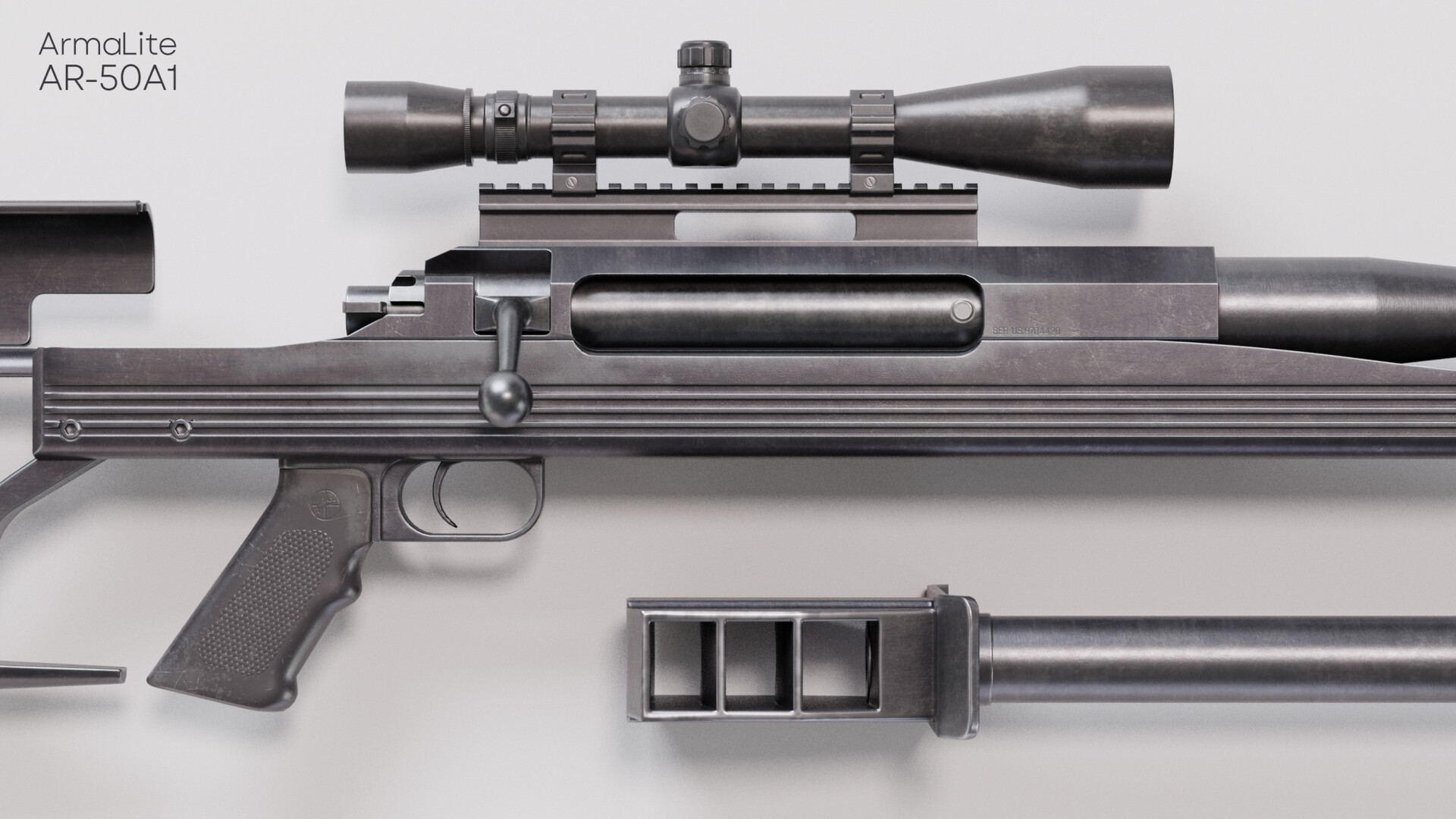 Ovidiu Barat - AR 50A1 Bolt action rifle