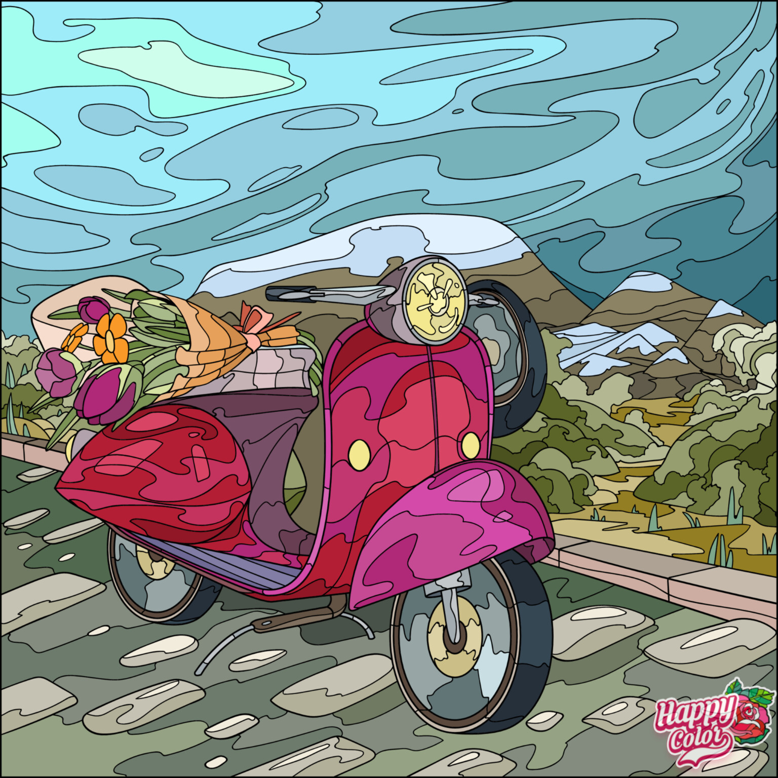 ArtStation - Vintage Scooter 🛵