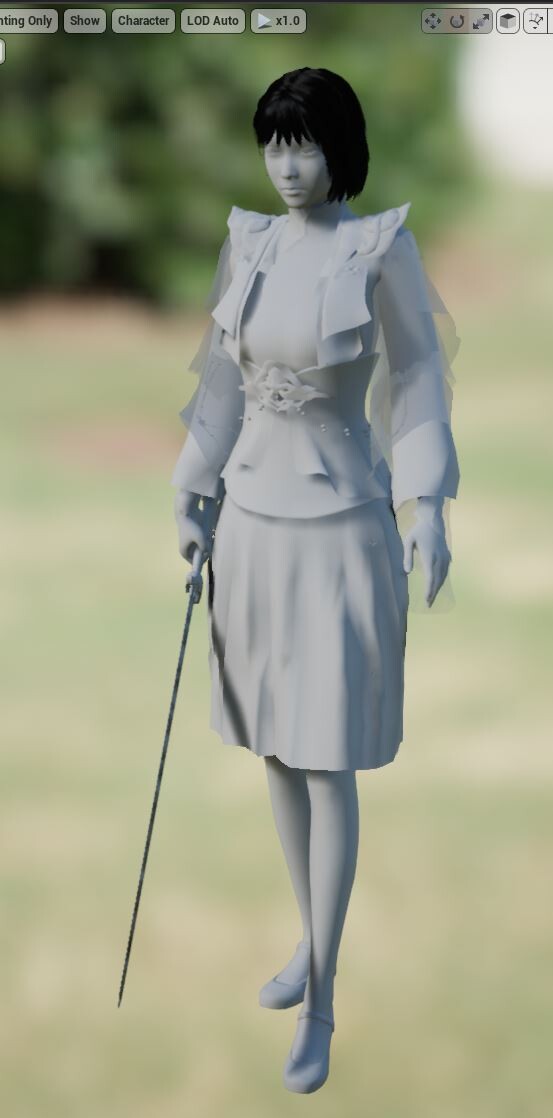 lin john - Pagui 2 heroine Cuilin's 3D character tidbits