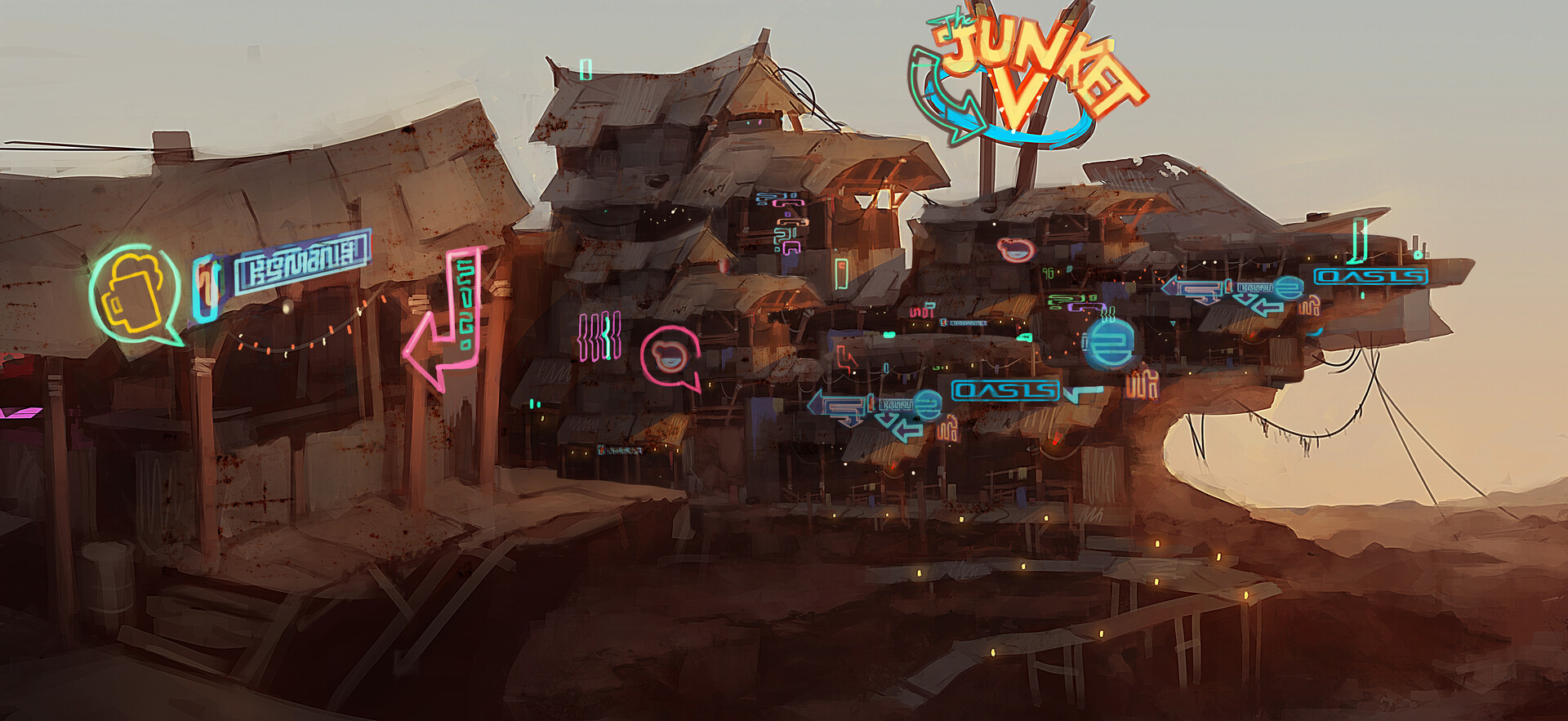 ArtStation - Desert town