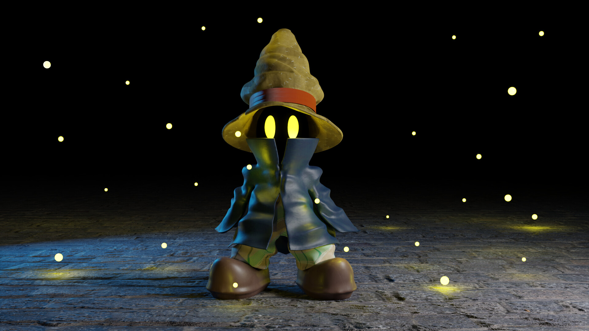 ArtStation - 3D Vivi from Final Fantasy IX game fan art