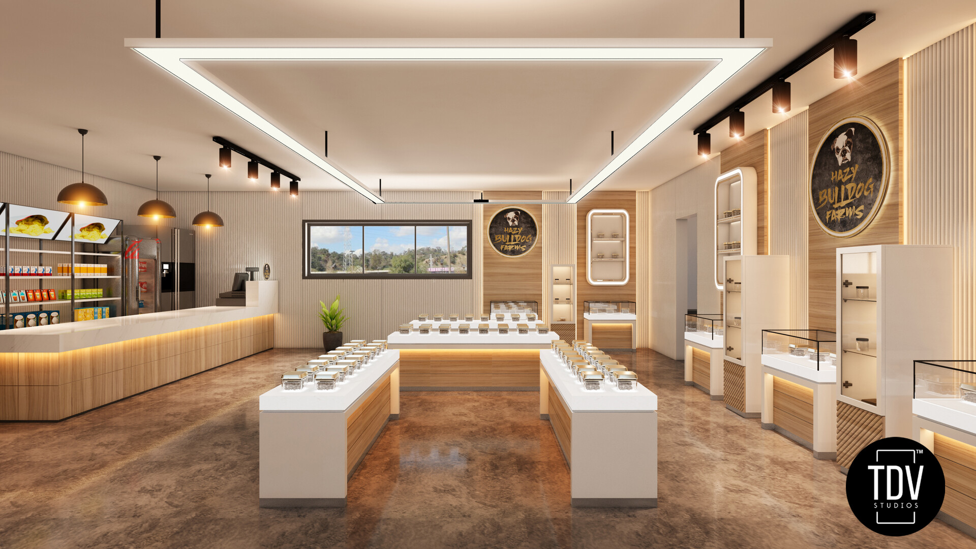 ArtStation - 3D Interior Retail Render