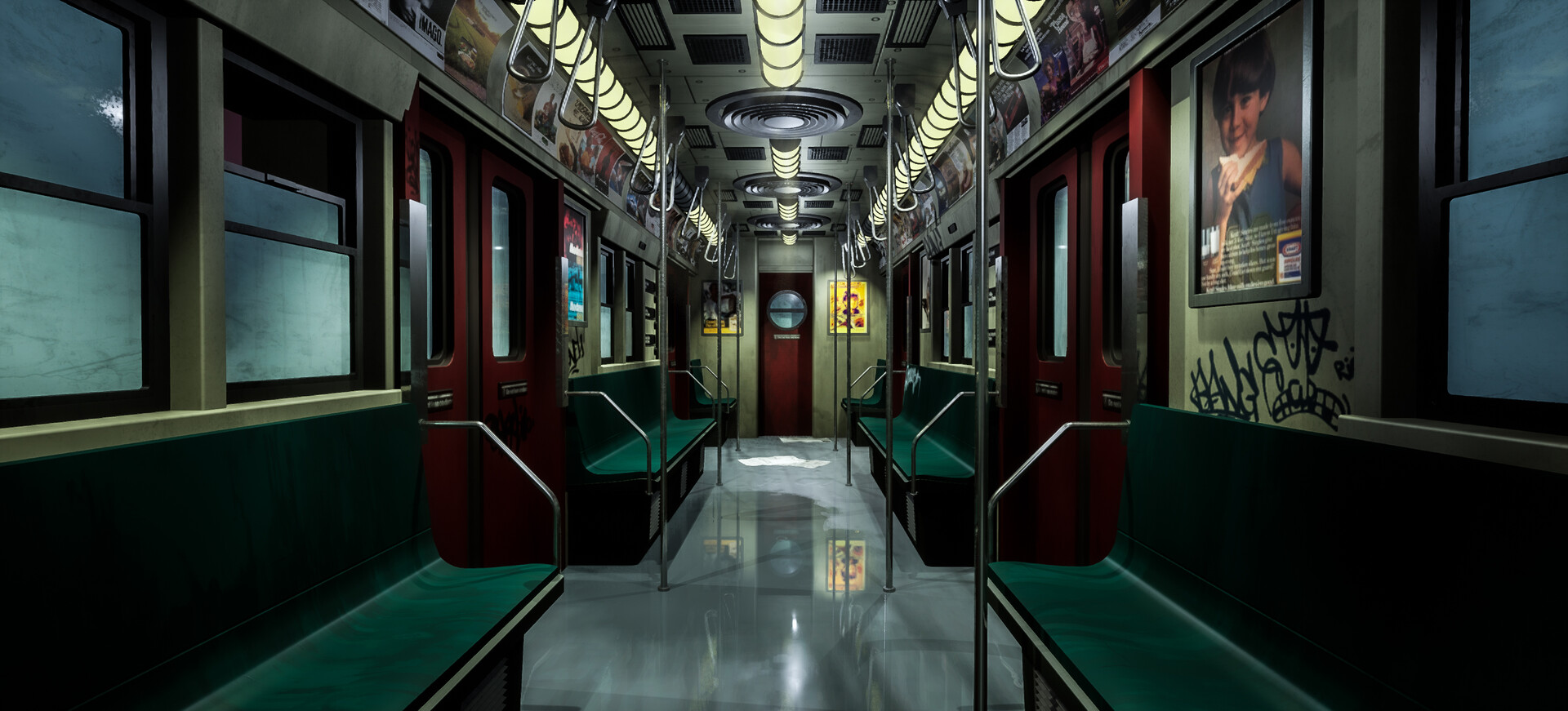ArtStation - Subway Car