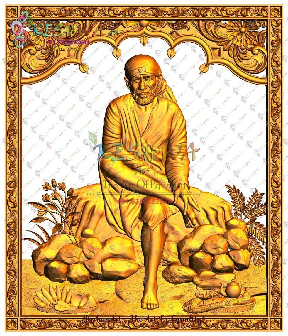 ArtStation - sai baba 3d stl model