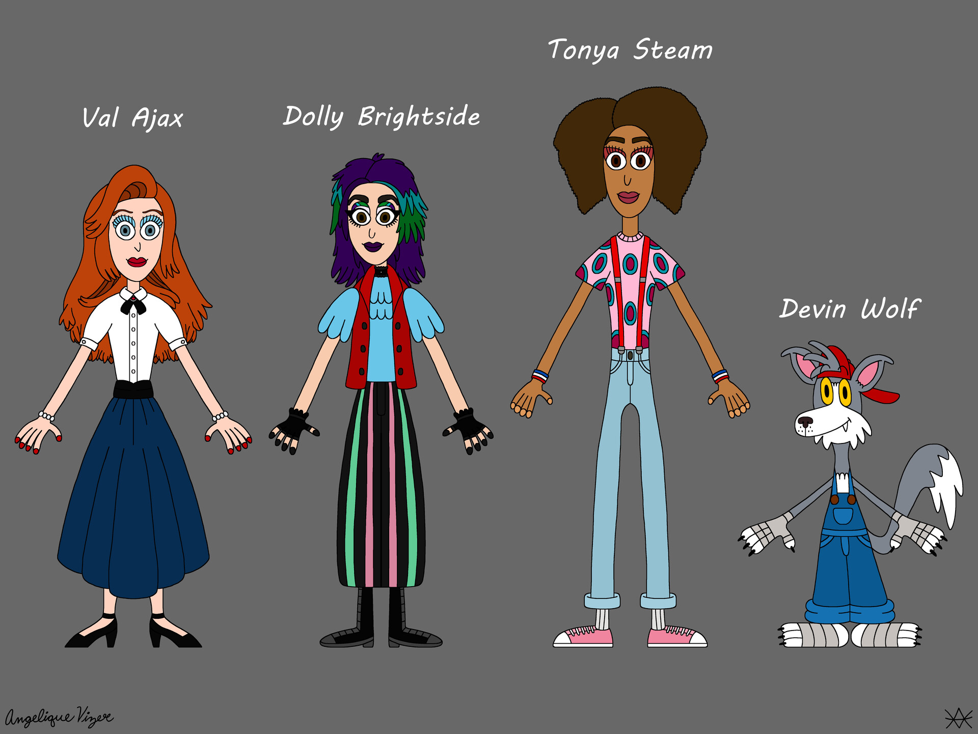 ArtStation - Saving Devin Wolf Main Character Designs