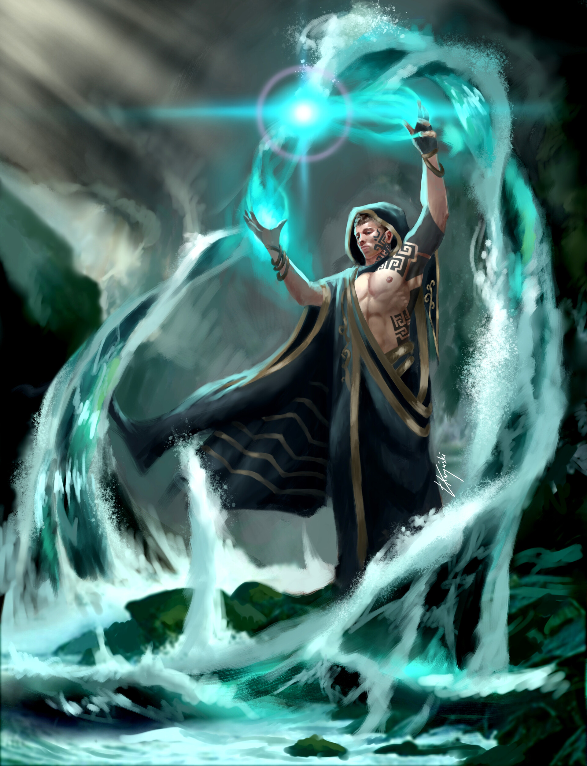 Łukasz Kryński - Magic Water Cave - own concept