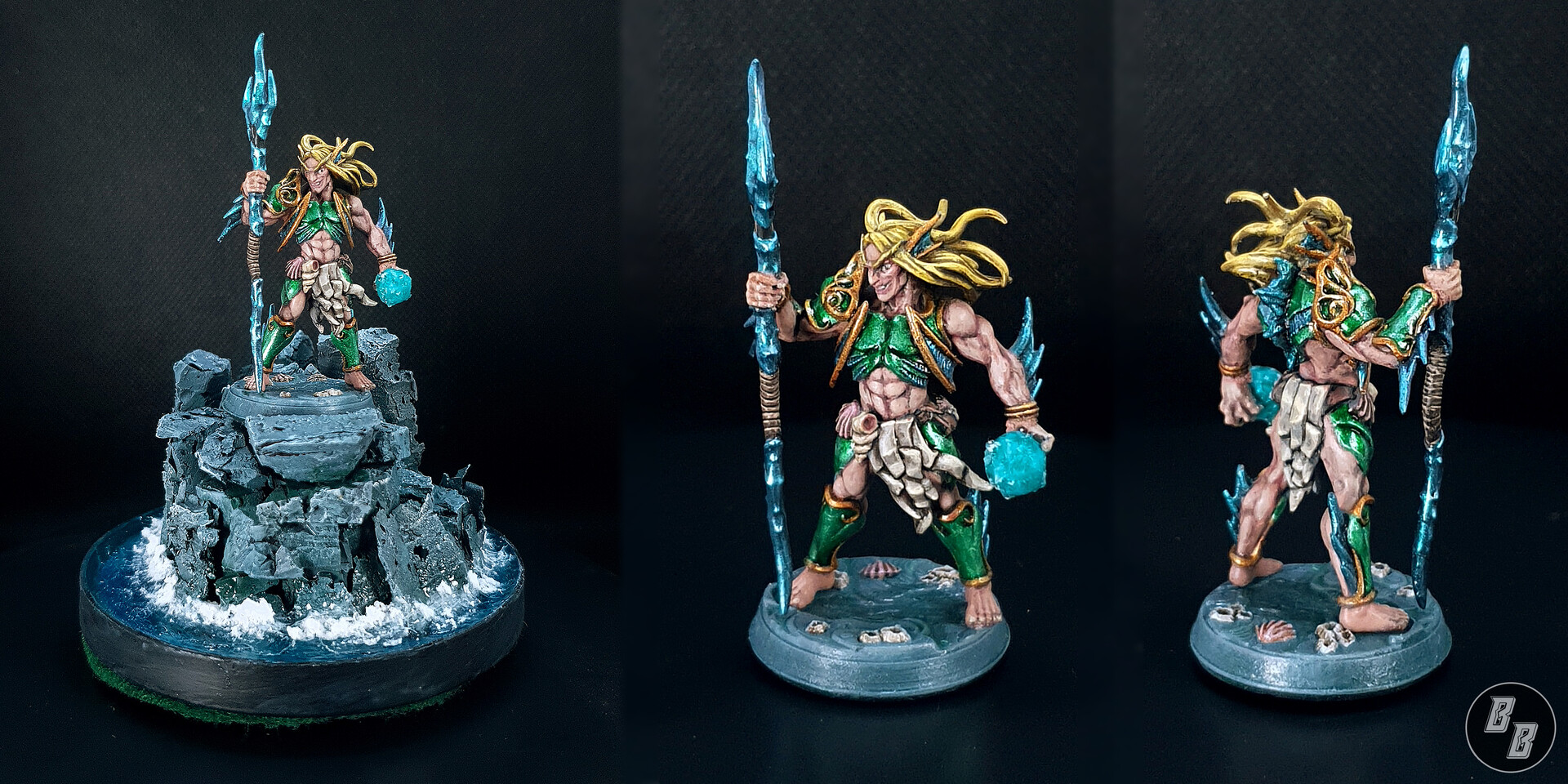 ArtStation - Triton, Lord of the sea miniature
