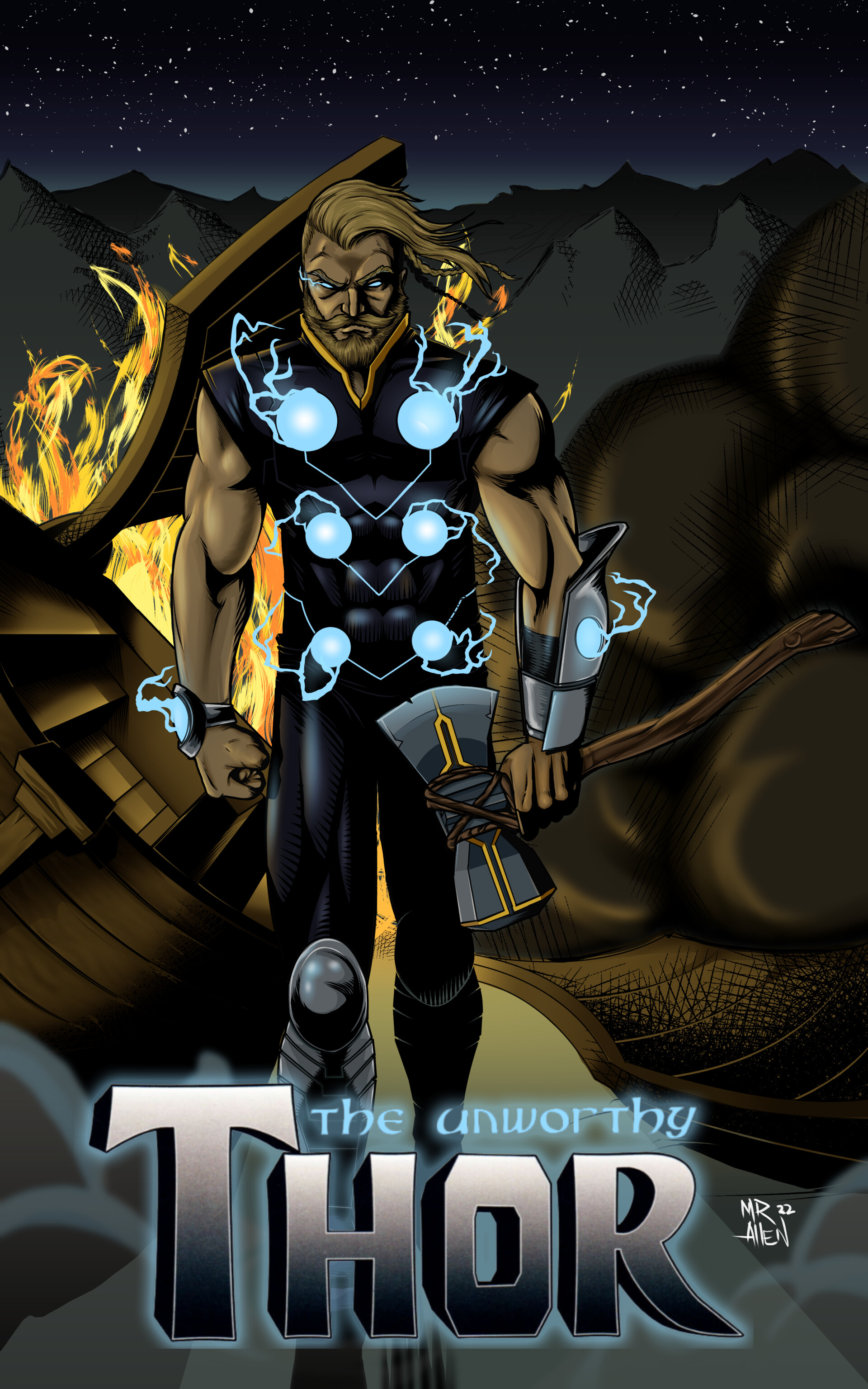 mychal allen - Thor Cover Art