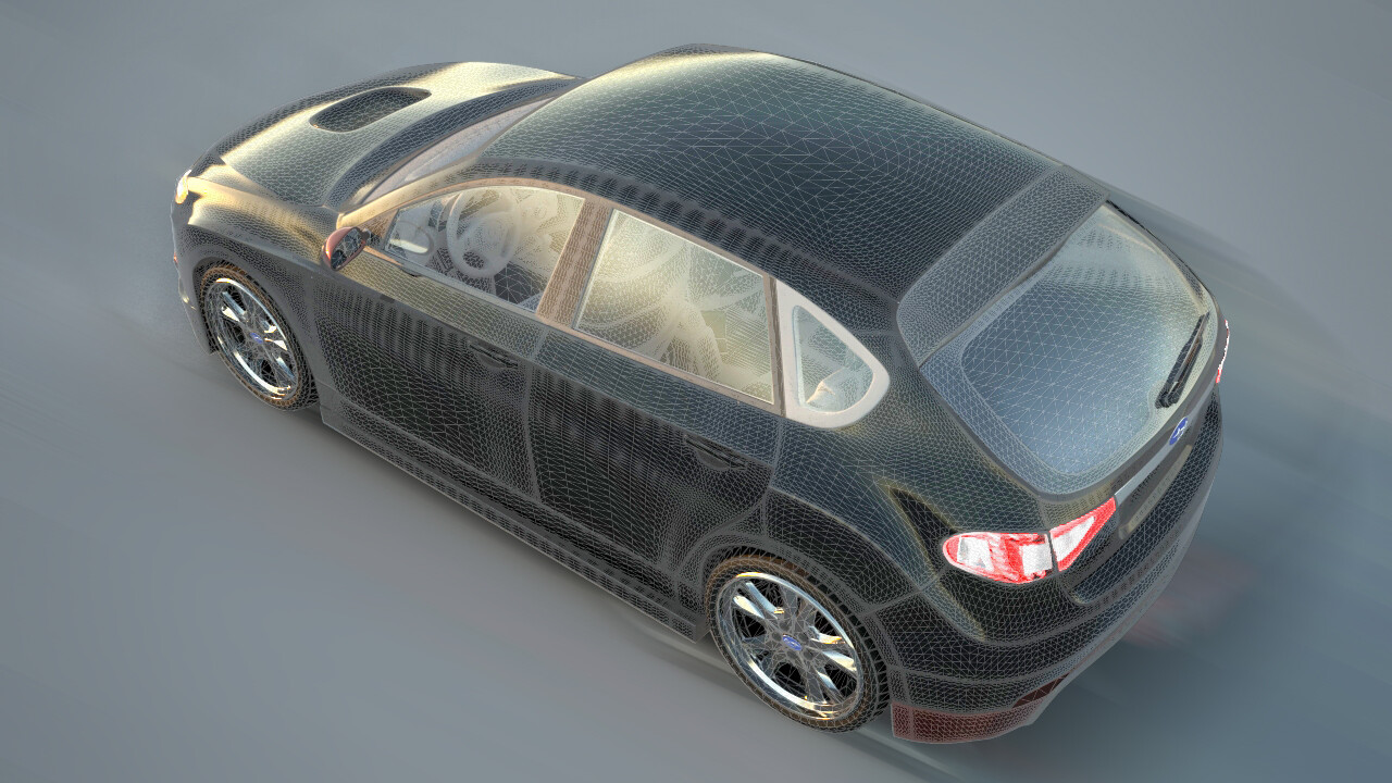 ArtStation - Subaru Impreza - 3D Modeling