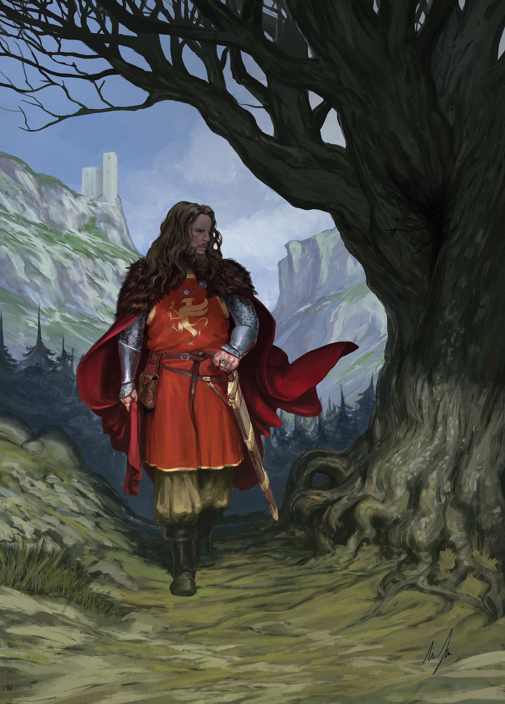 ArtStation - Sigurd, Knight from Norway