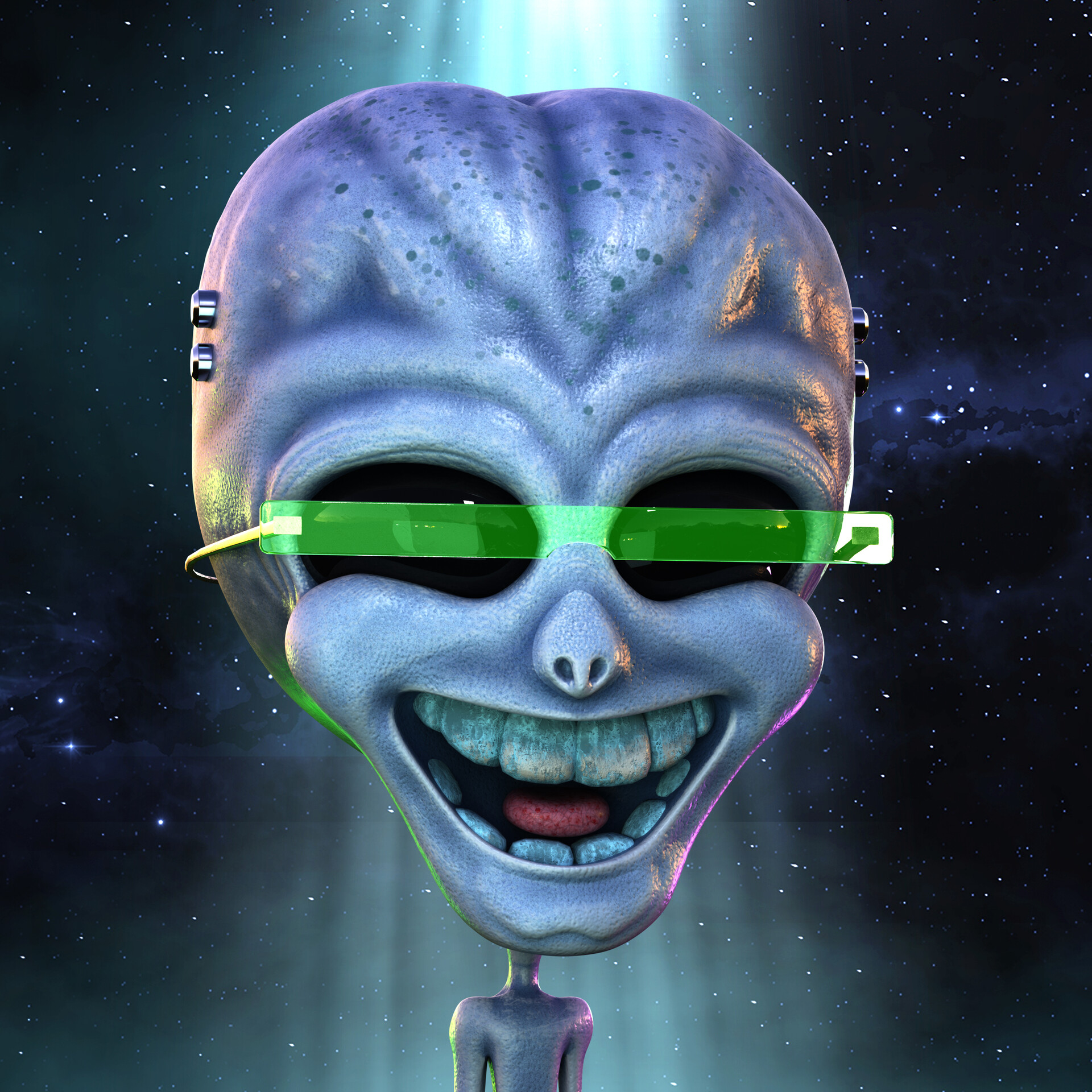 ArtStation - "Alien" - Blsssssd NFT project by Boingness