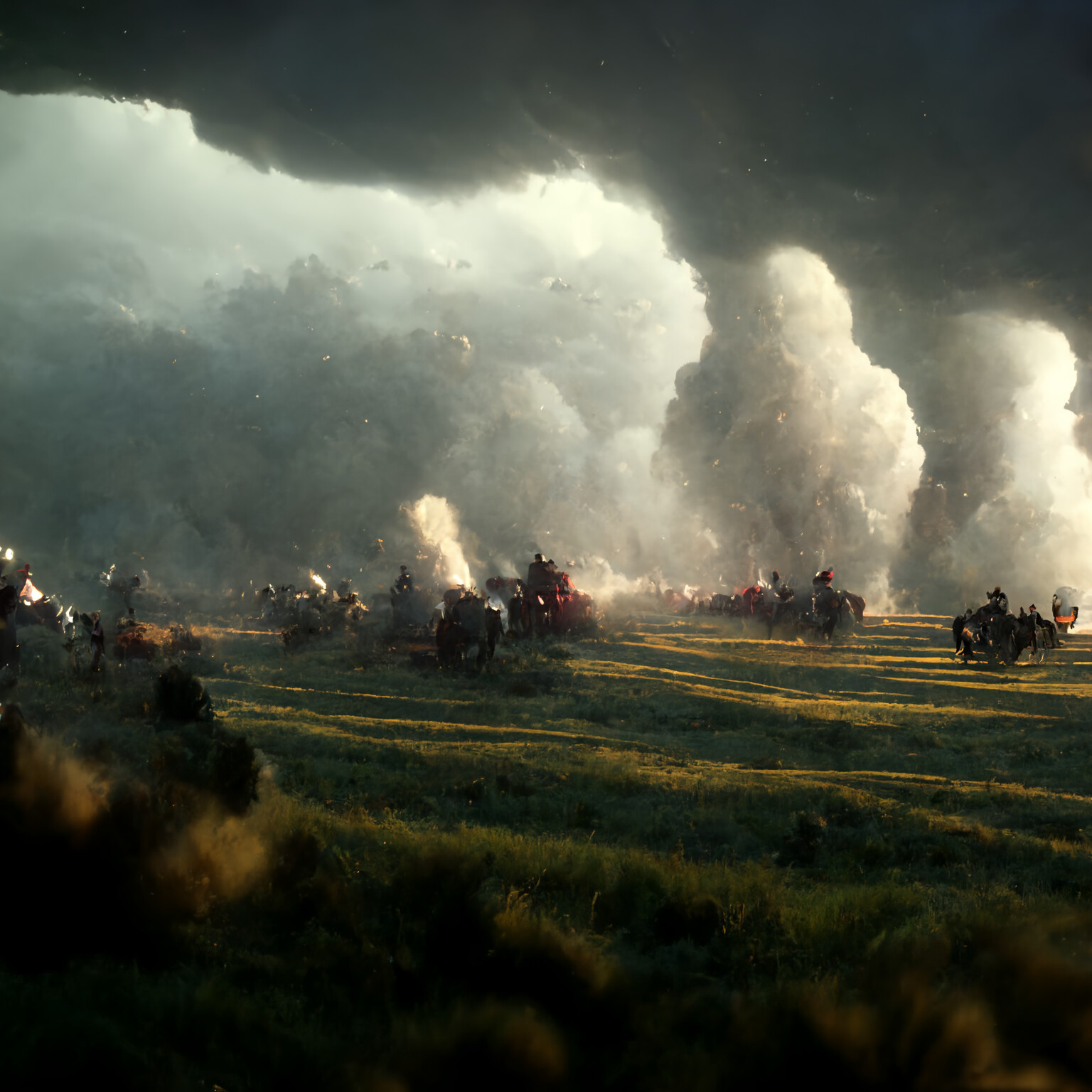 ArtStation - "The Battle of Waterloo" Reimagined by AI