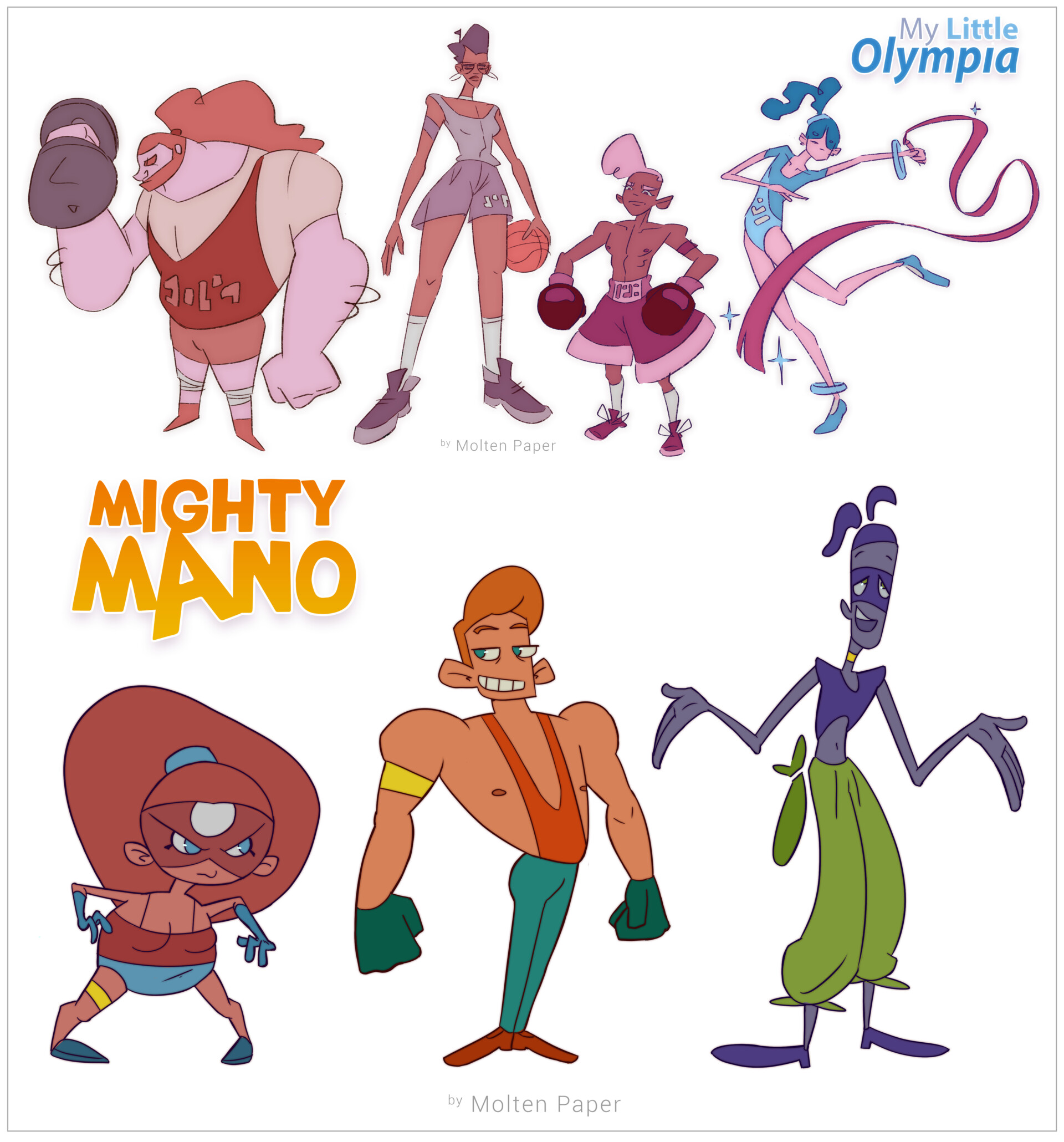 ArtStation - My Little Olympia - Mighty Mano