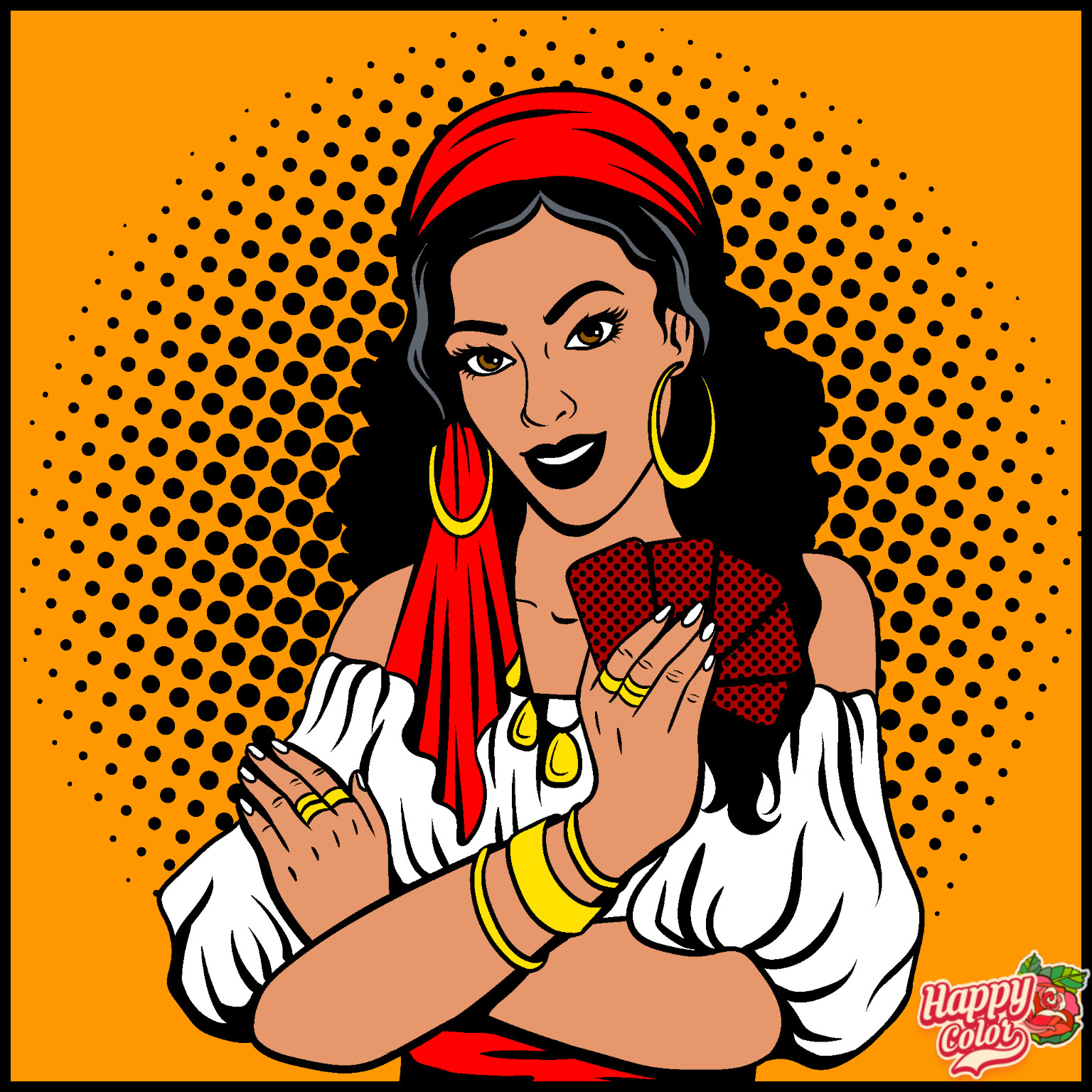ArtStation - Gypsy Woman Vector