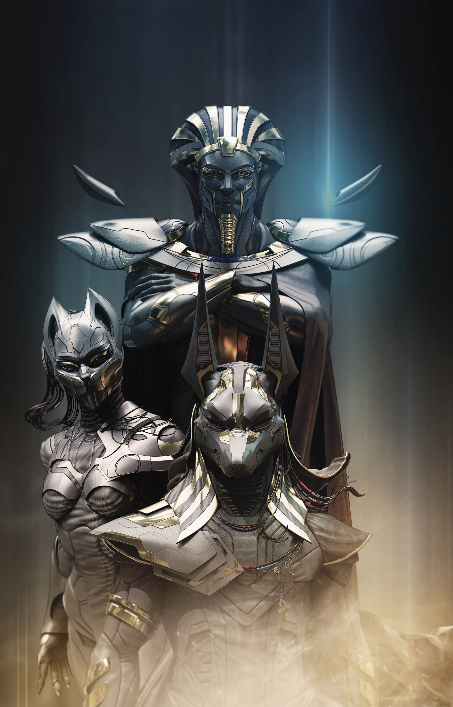 ArtStation - Egyptian Gods