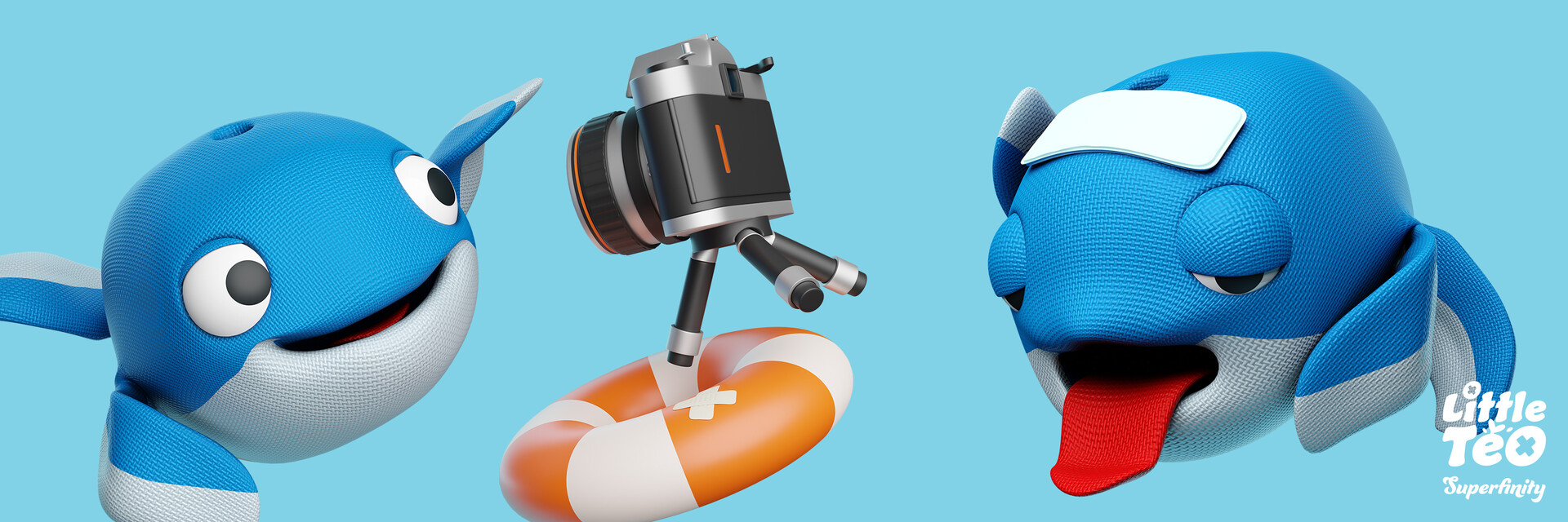 Superfinity - Little Teo | The Plushy Cute Whale