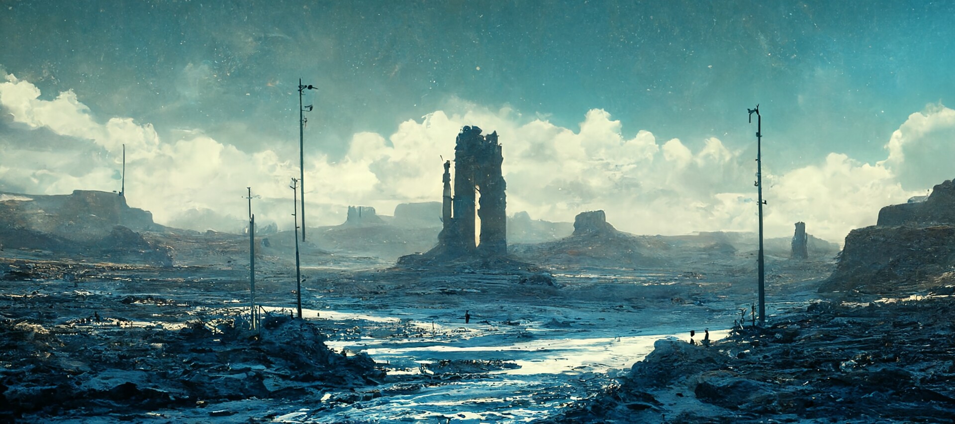 ZC - MidJourney AI Experiment - Planet Uncharted