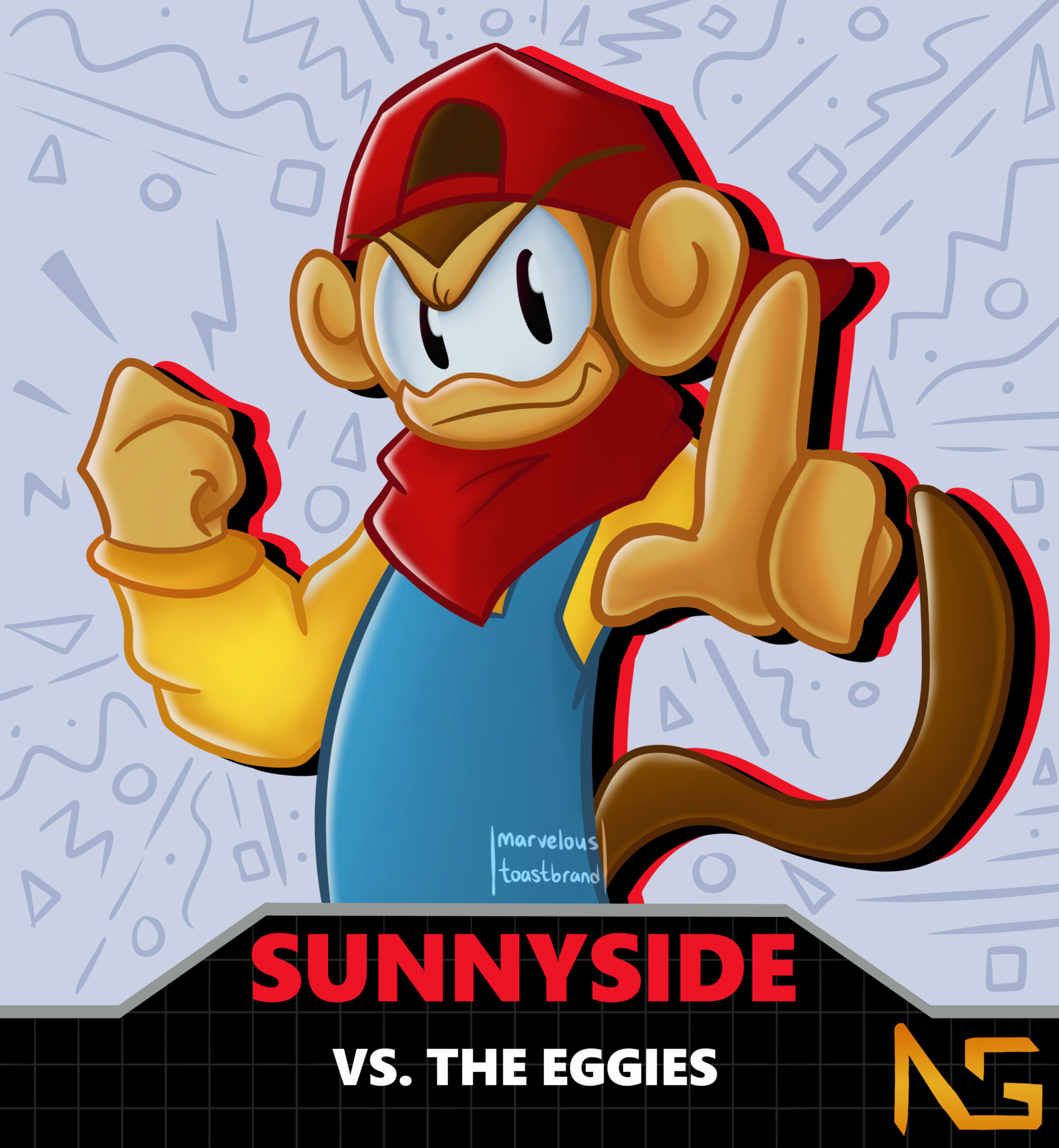 ArtStation - Sunnyside vs. The Eggies Render