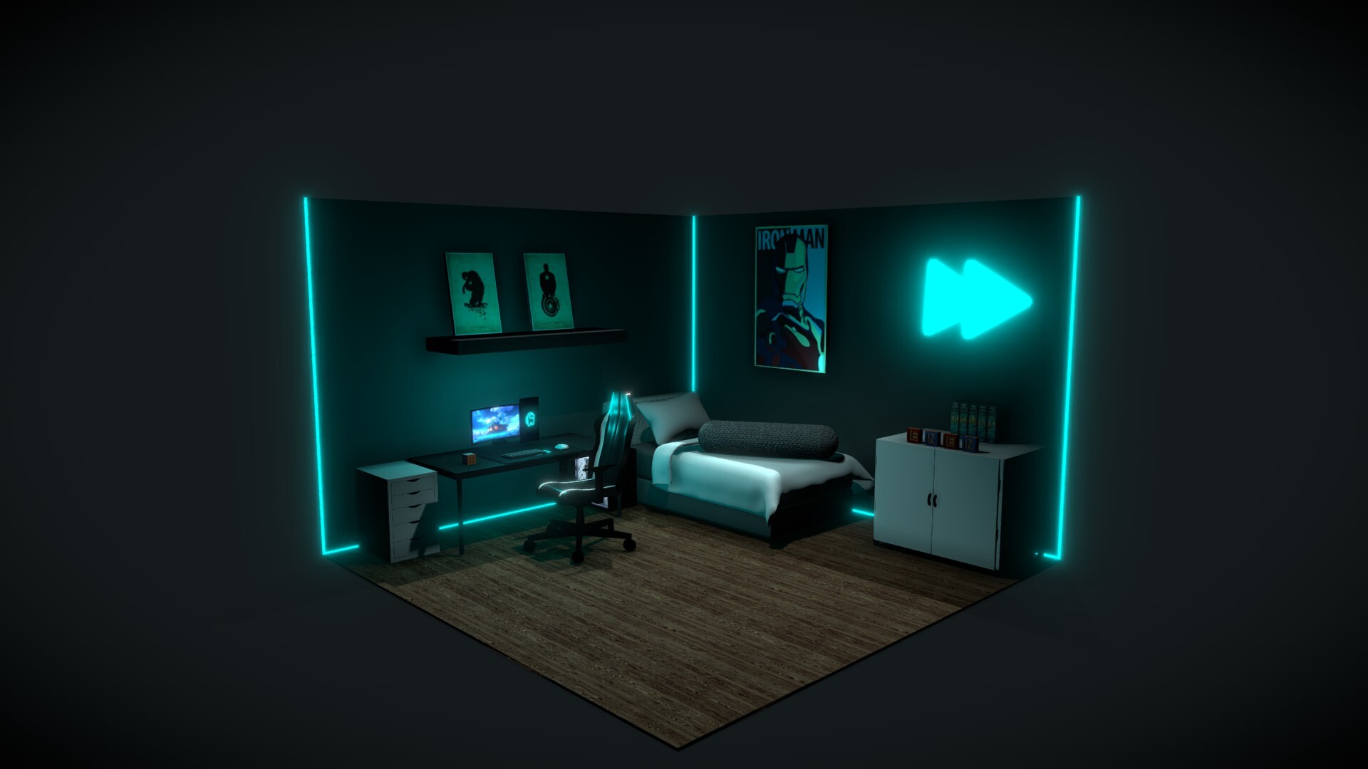 ArtStation - Gaming room