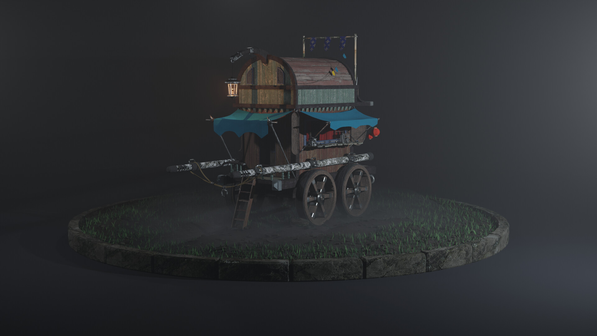 ArtStation - Trading Wagon