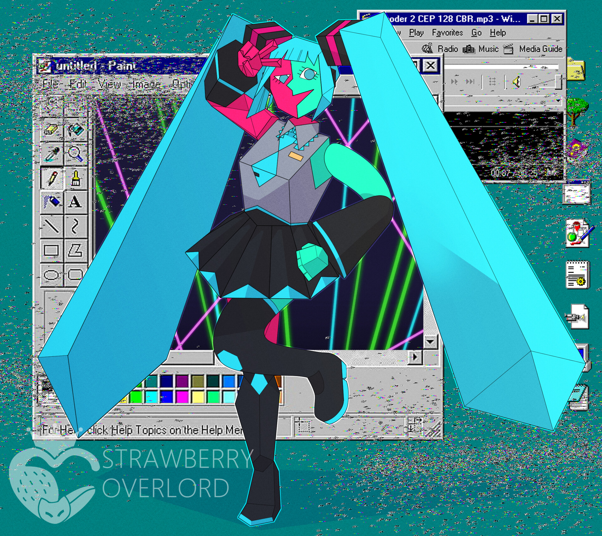 ArtStation - Webcore Miku