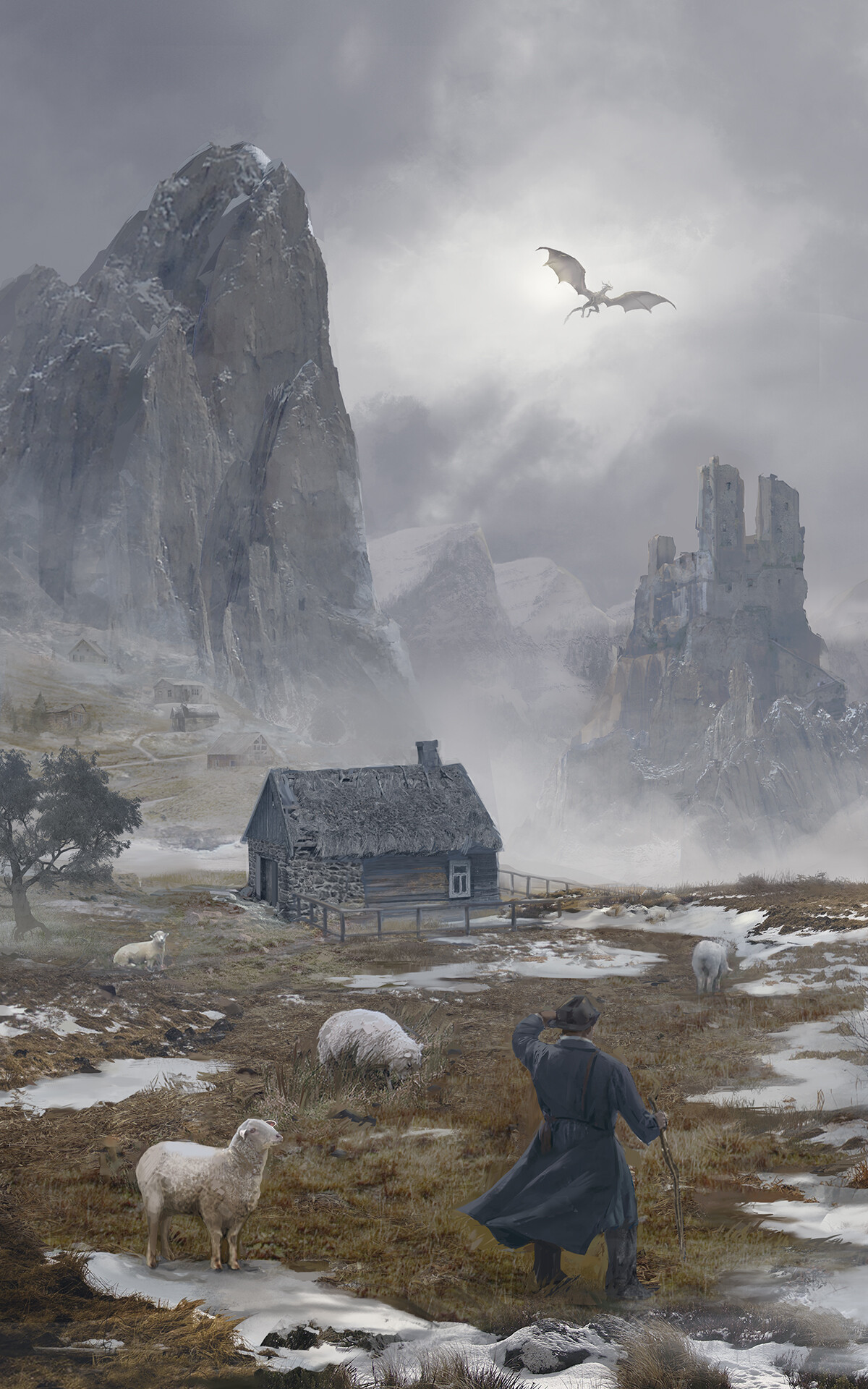 ArtStation - "Dragon's Rise: The Forgotten Realms" challenge Environment #2