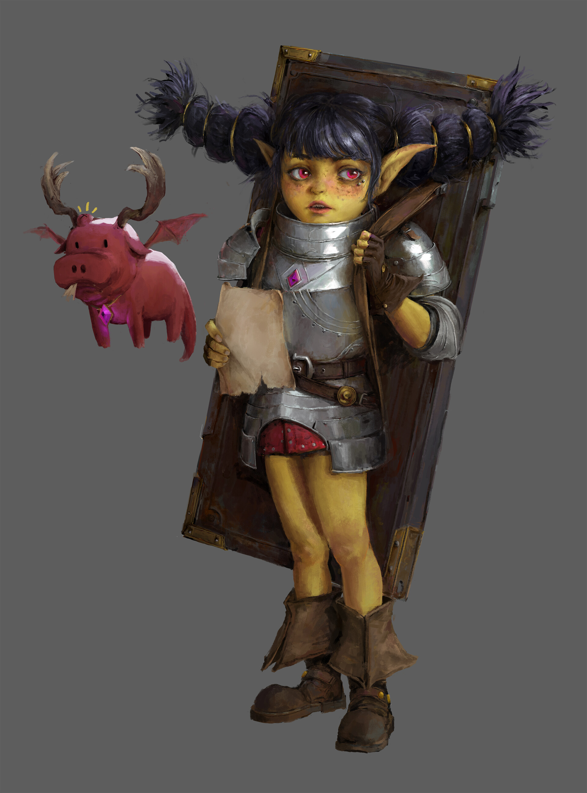 ArtStation - Miss Goblin looking for a job
