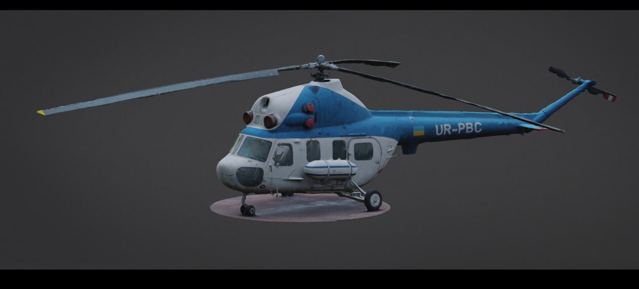 ArtStation - MI 2 Helicopter FOTO SCAN