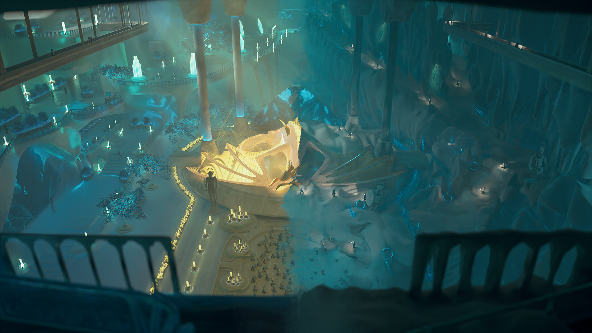 ArtStation - Dragon's Rise: The Forgotten Realms - Luminous dragon