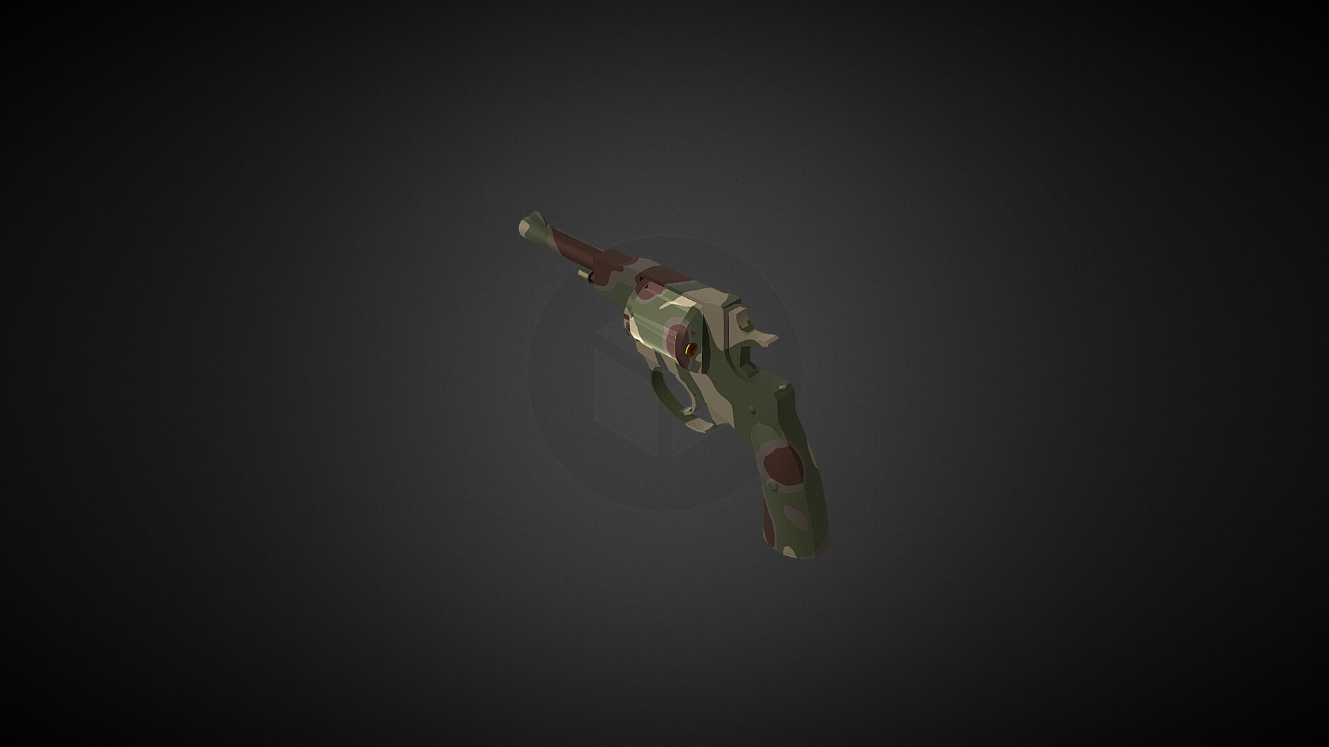 ArtStation - Revolver Green Camo Skin