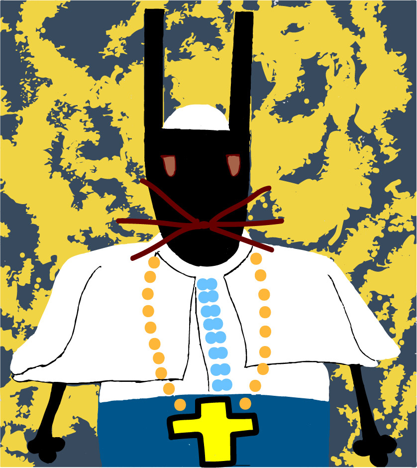 Mario Soldevilla - The Obscure Pope painting