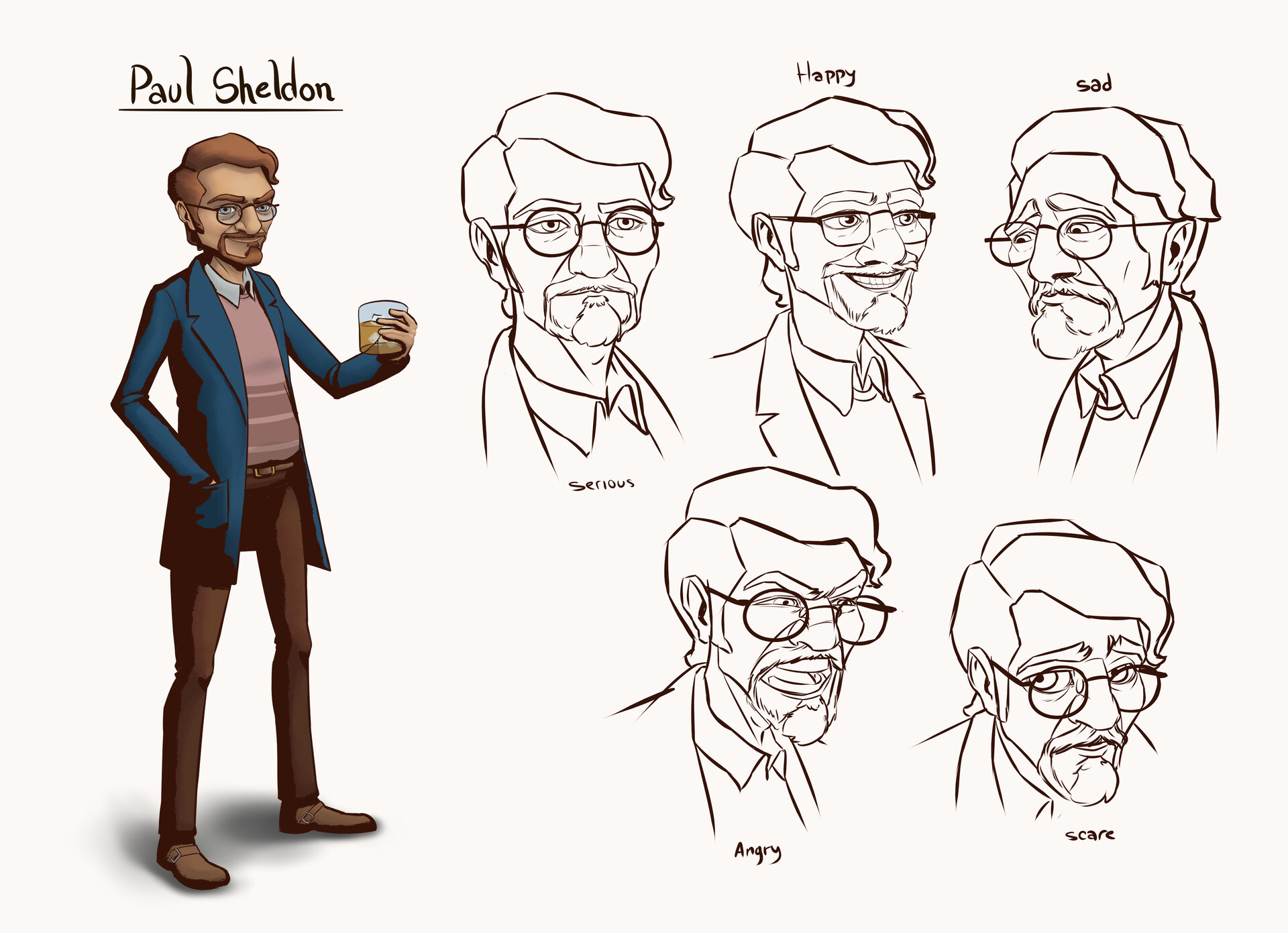 Gaby González - Misery - character and world design