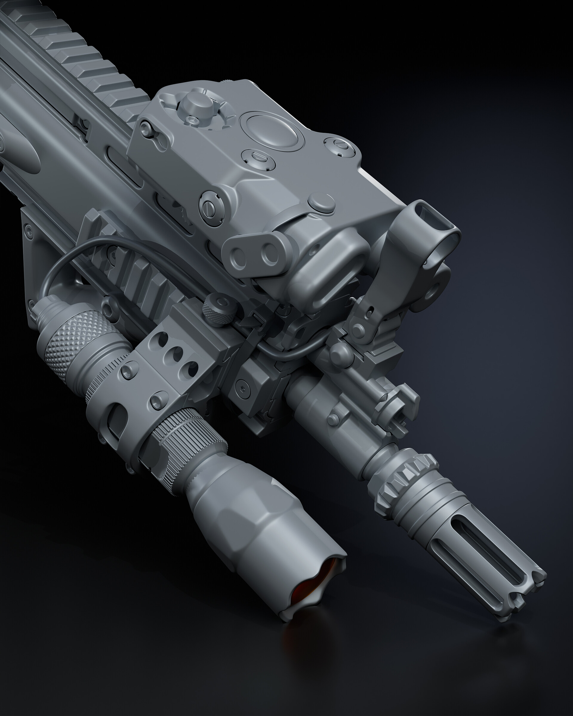 Nahum Alonso - FN SCAR 16 / HIGH-POLY