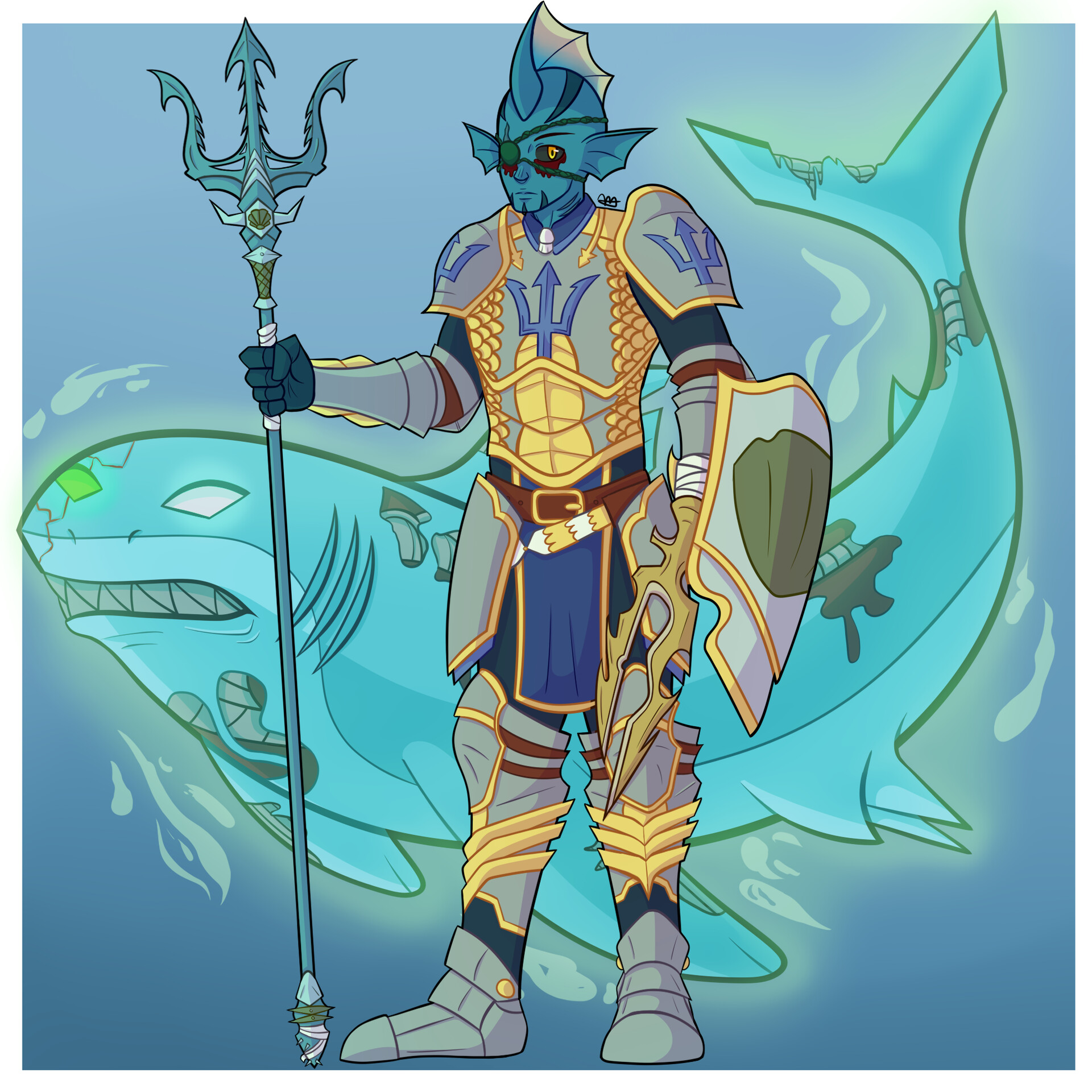 ArtStation - King Of The Seas! (COMISSION ART)