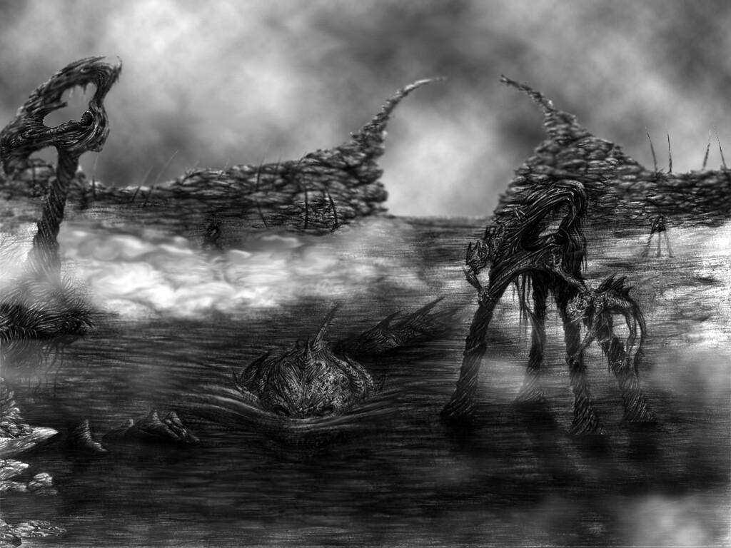 ArtStation - terror comes from the abyssal pits